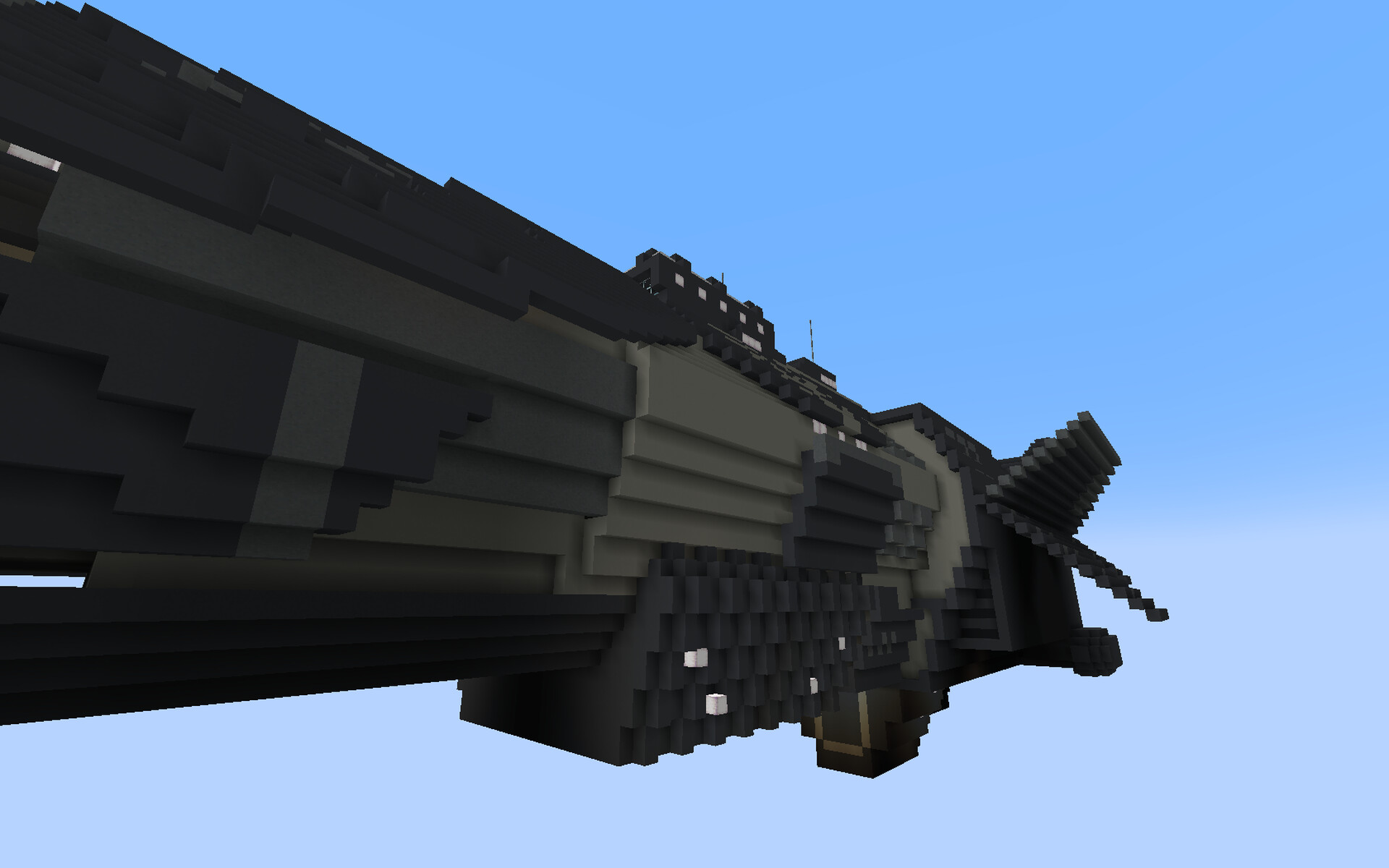 UNSC Halberd-class light destroyer Minecraft Map