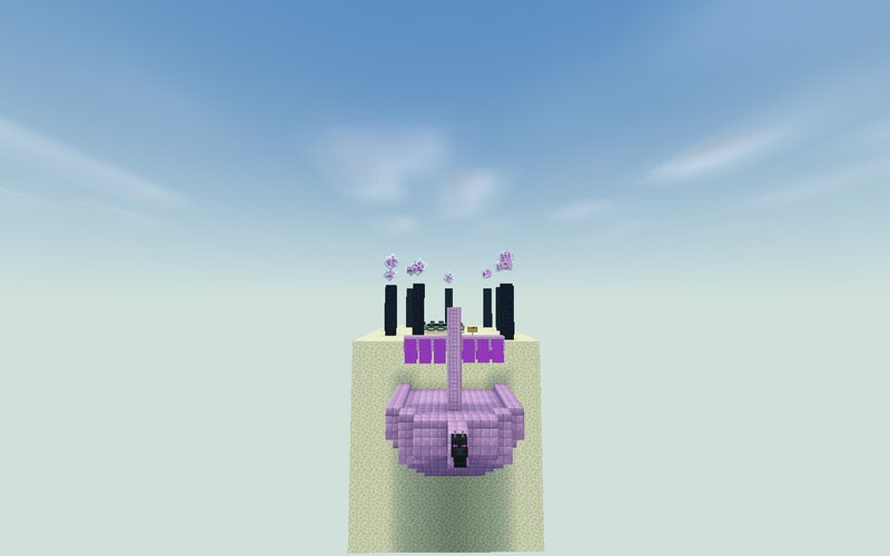 One Block skyblock by Darkmazeblox[ bedrock and java ]. Minecraft Map