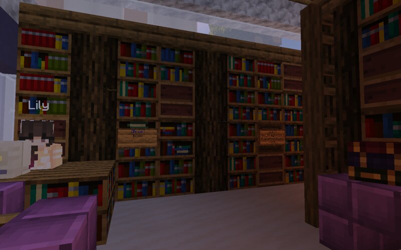 The Library! (Where you can publish your stories) Minecraft Map