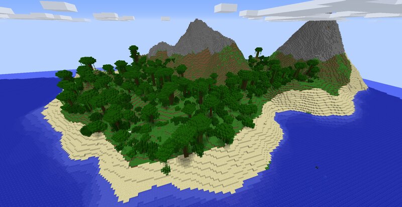 Tropical Island Minecraft Map
