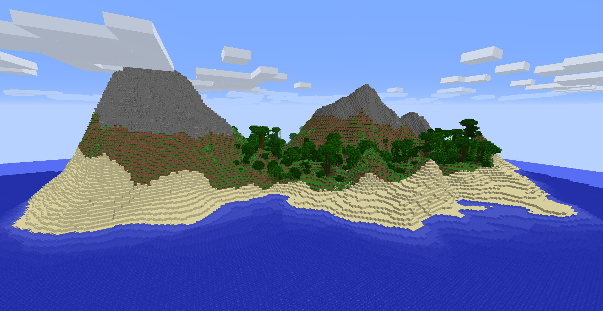 Tropical Island Minecraft Map