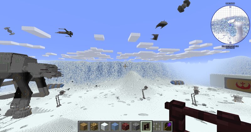 Hoth Starwars Minecraft Map
