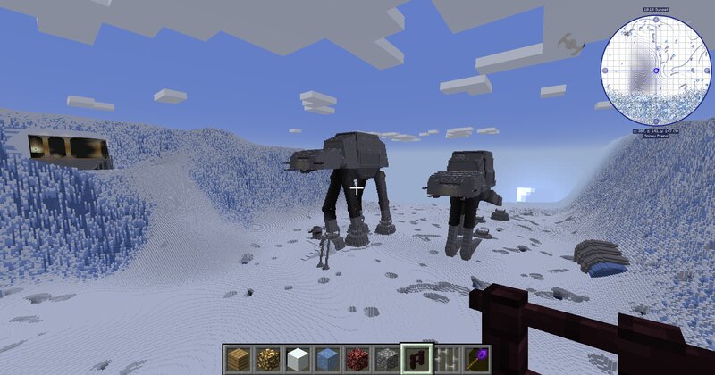 Hoth Starwars Minecraft Map