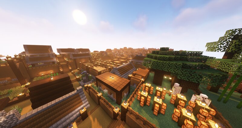 Unnecessarily Big Village Minecraft Map