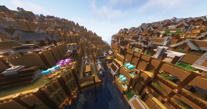 Unnecessarily Big Village Minecraft Map