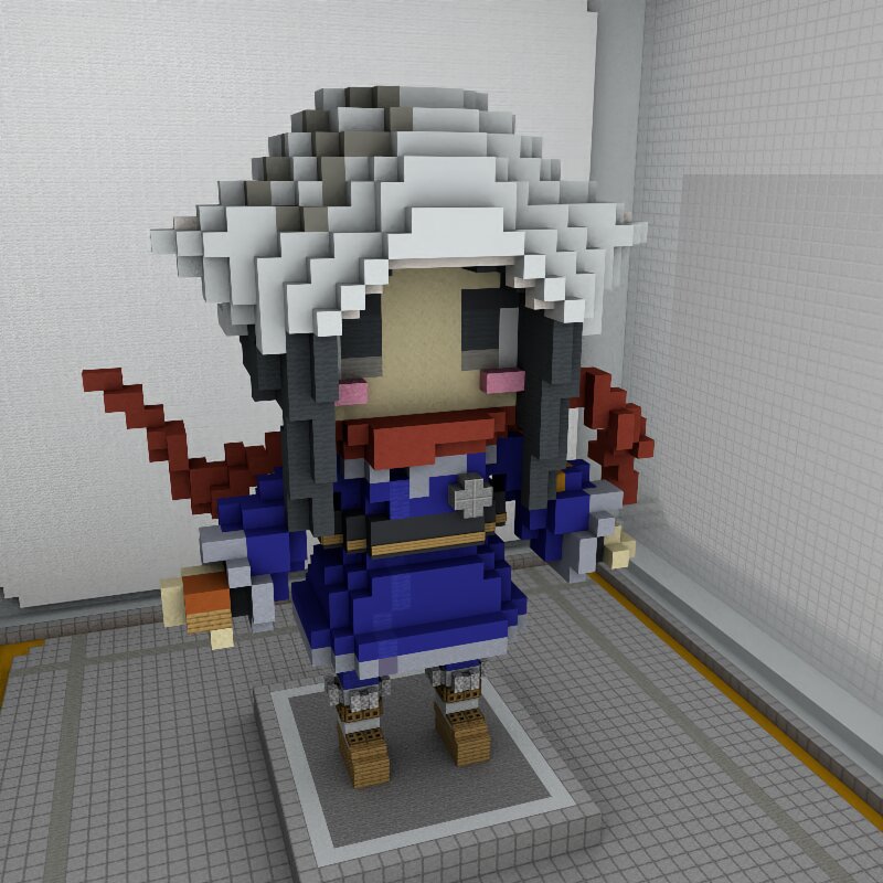 MSC 015 Nendoroid Figurine （Pokémon Legends Akari）ショウ Minecraft Map