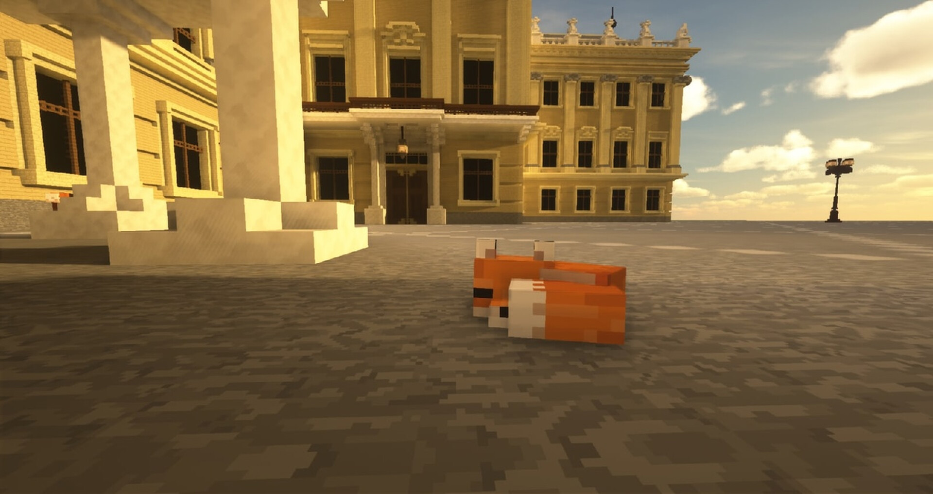 Schönbrunn Palace in Vienna Minecraft Map