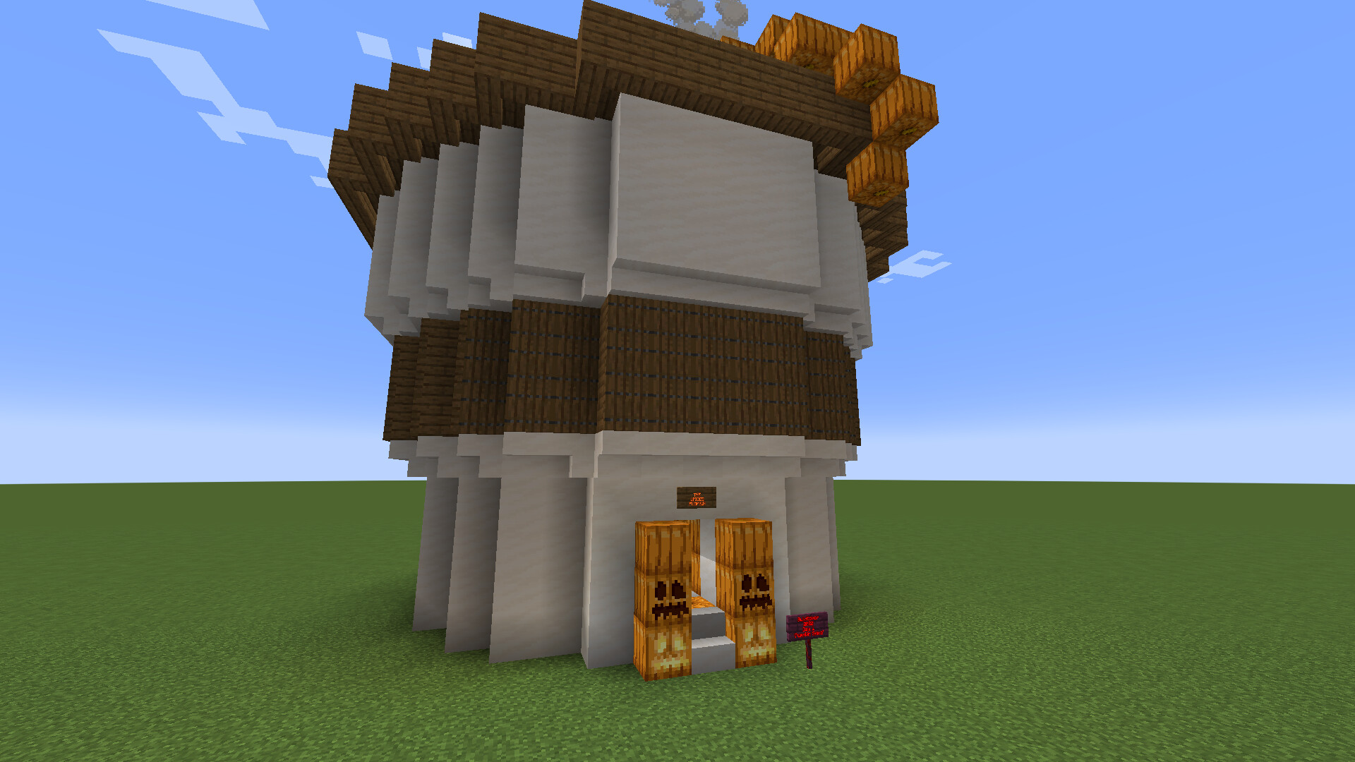 Buildtober 2022 - Day 1: 'Pumpkin Spice' Minecraft Map