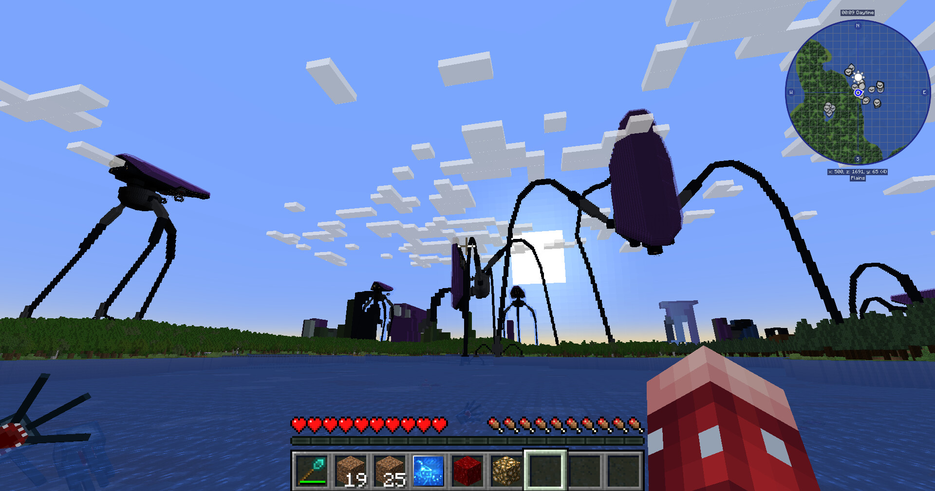 World tripods survival adv map Minecraft Map