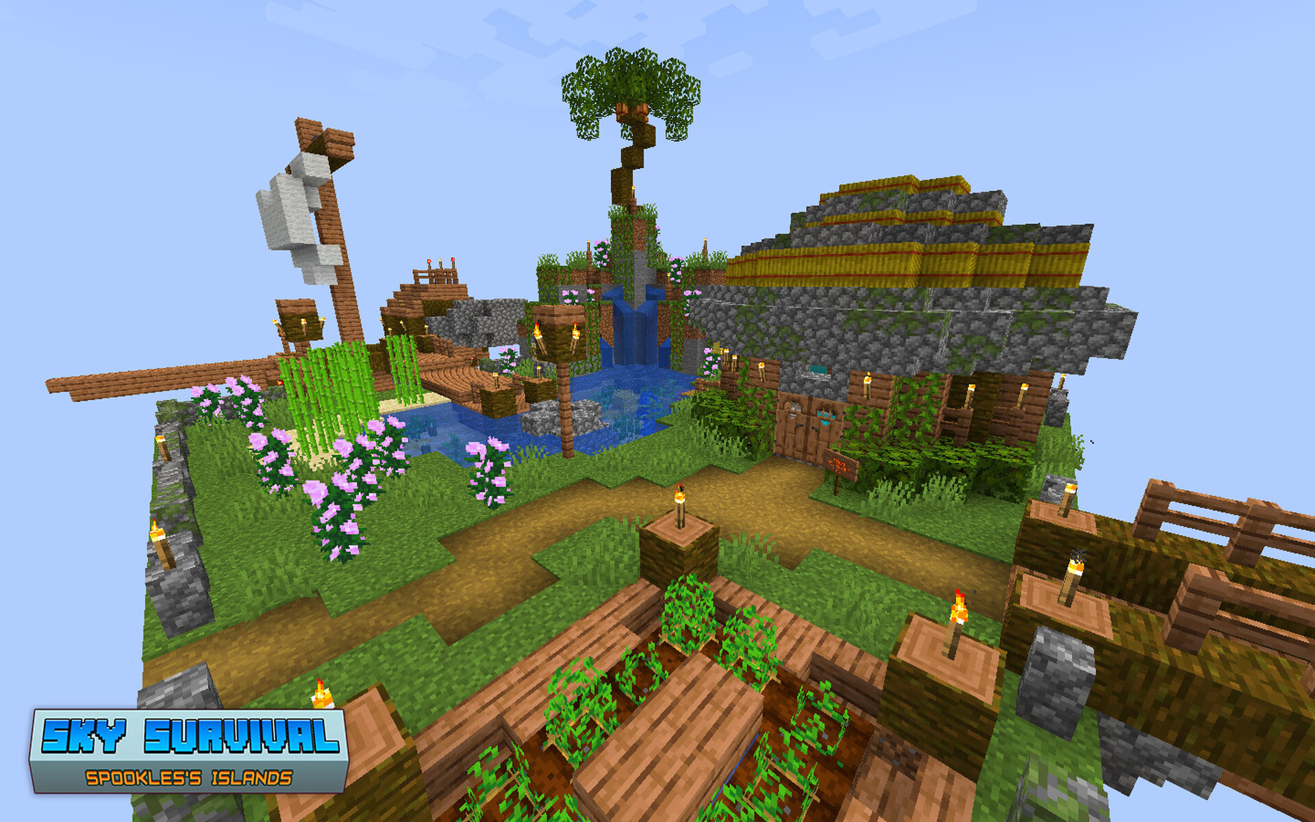 [ENG/SPA] Sky Survival: Spookles's Islands (CTM) Minecraft Map