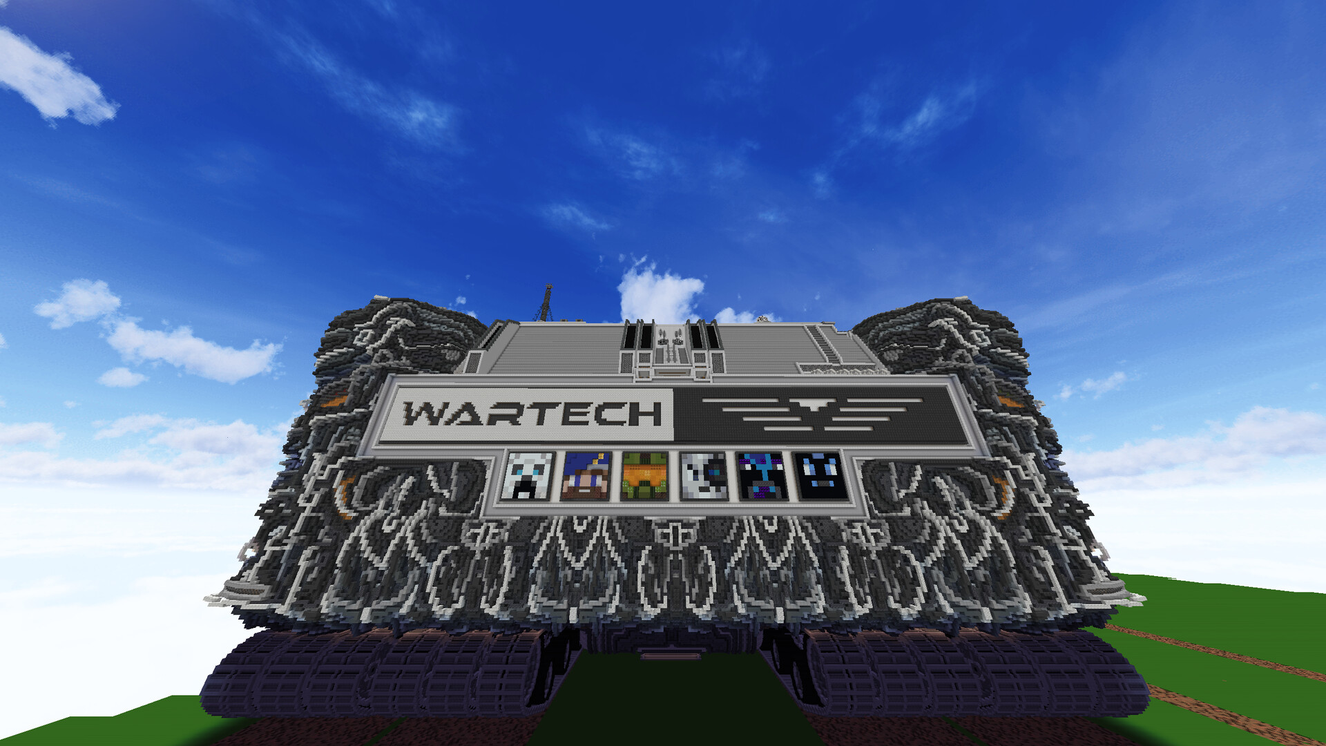Hightech Redstone Kampfmaschine MEGA-WarGear V3 [MV3] Minecraft Map