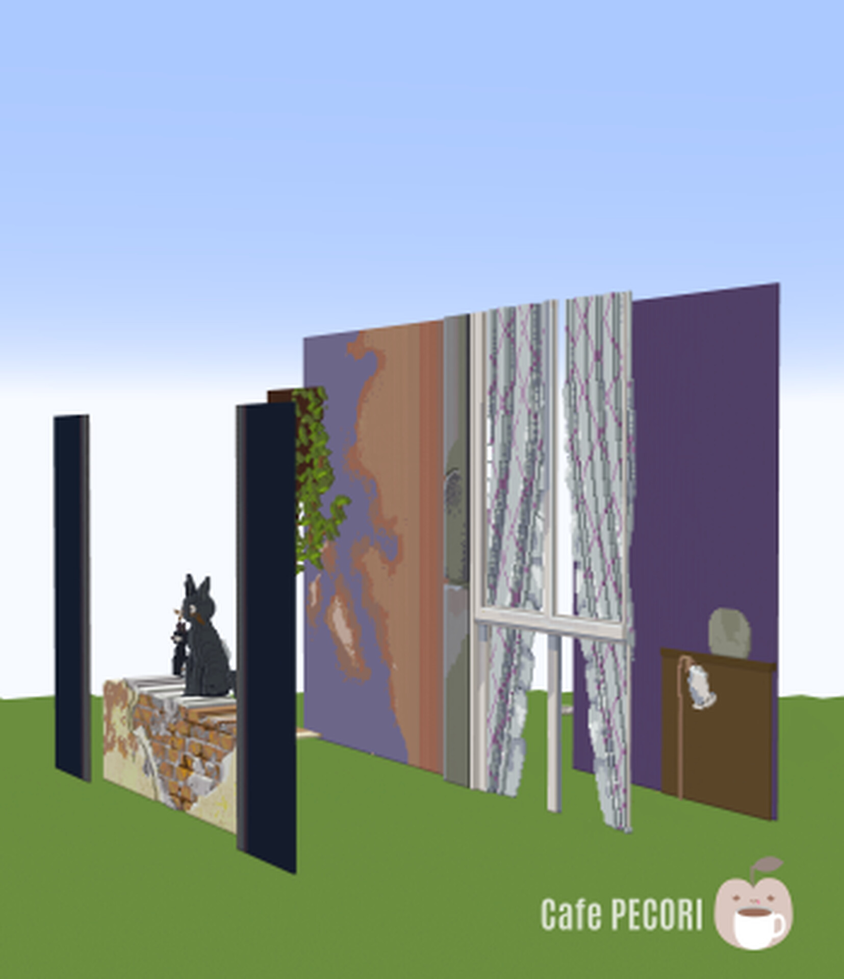 The black cat Jiji Minecraft Map