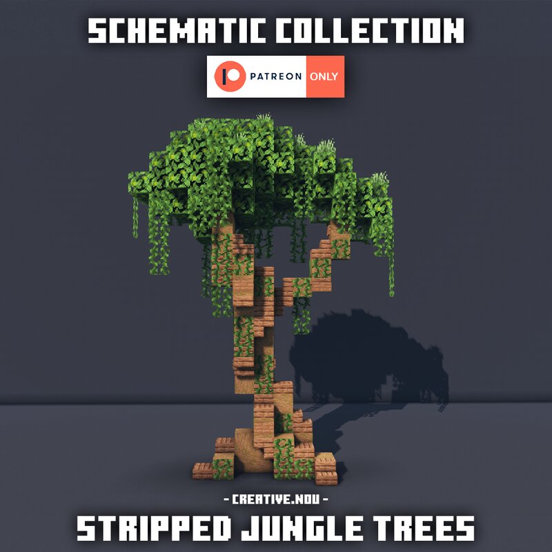 Stripped Jungle Trees (Schematic Collection) Minecraft Map