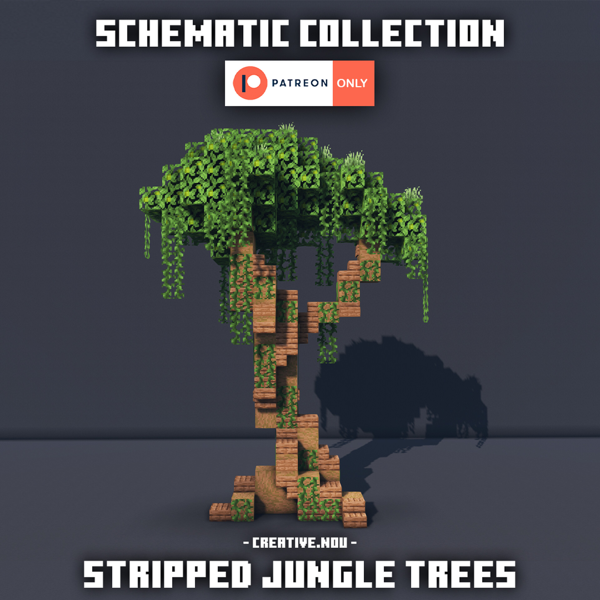 Stripped Jungle Trees (Schematic Collection) Minecraft Map