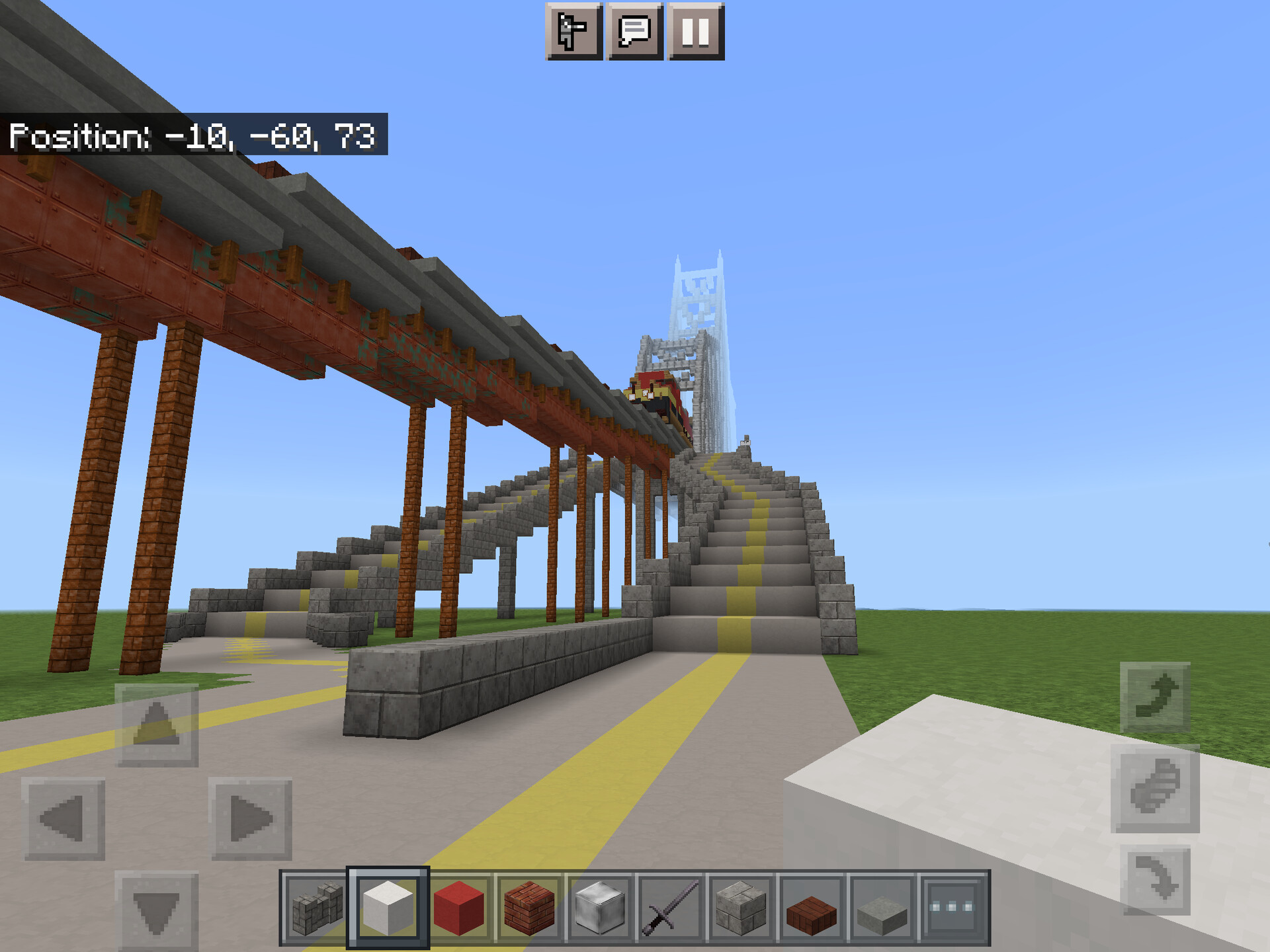 Huey P. Long and O.K Allen Bridge (Baton Rouge, LA) Minecraft Map