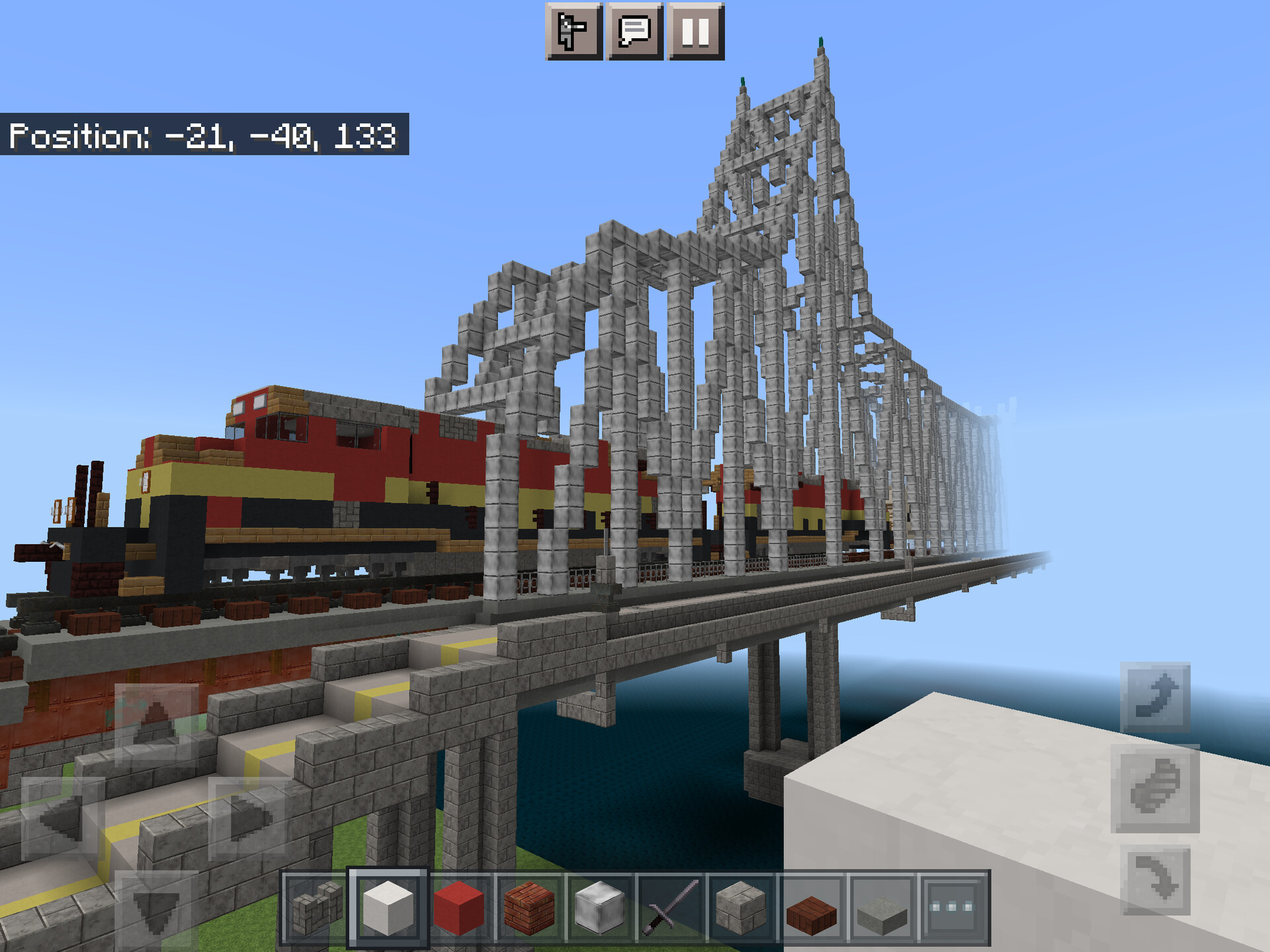 Huey P. Long and O.K Allen Bridge (Baton Rouge, LA) Minecraft Map