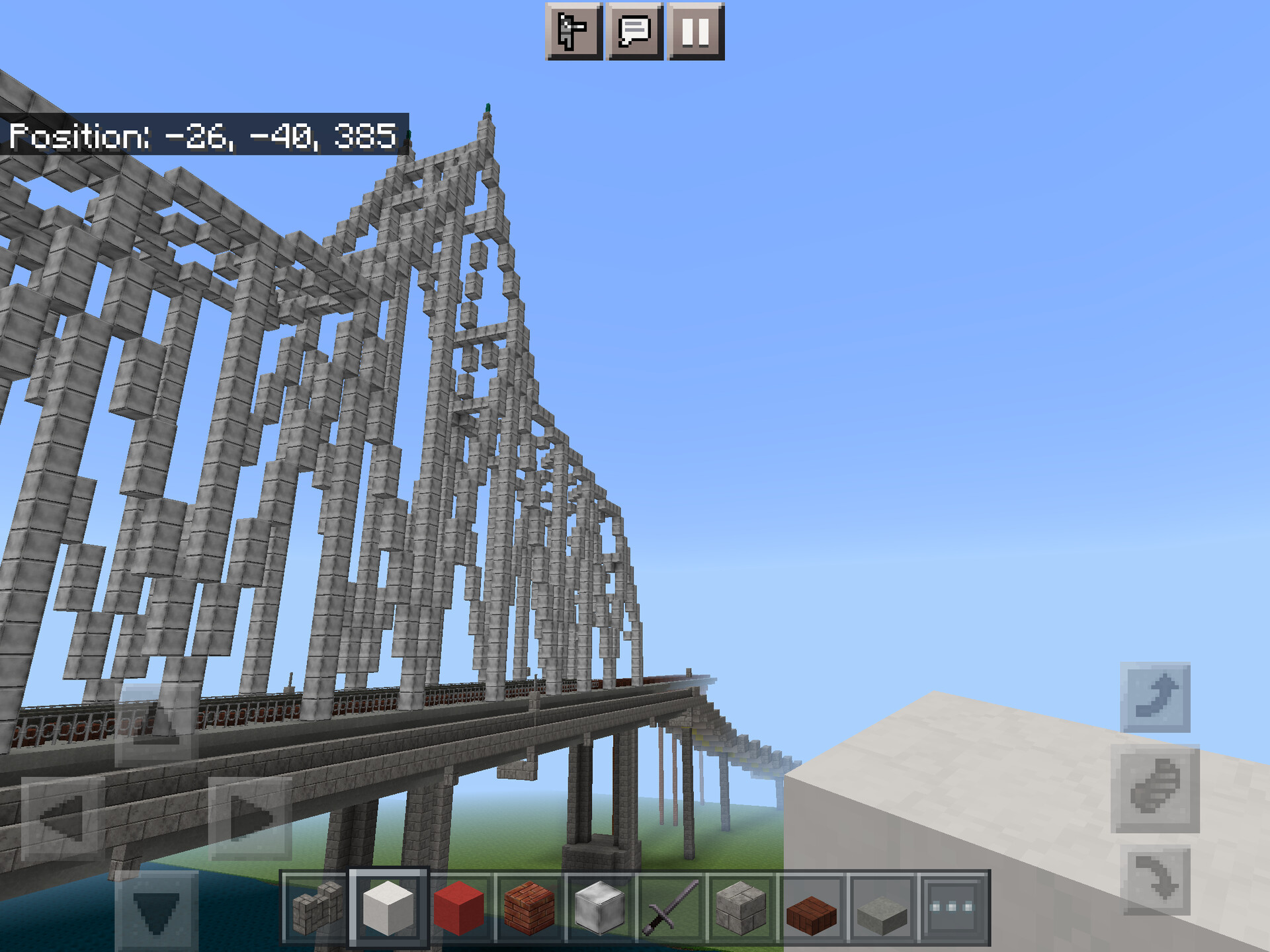 Huey P. Long and O.K Allen Bridge (Baton Rouge, LA) Minecraft Map