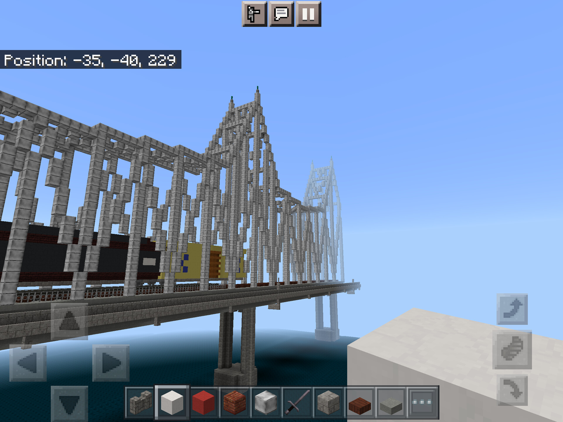 Huey P. Long and O.K Allen Bridge (Baton Rouge, LA) Minecraft Map