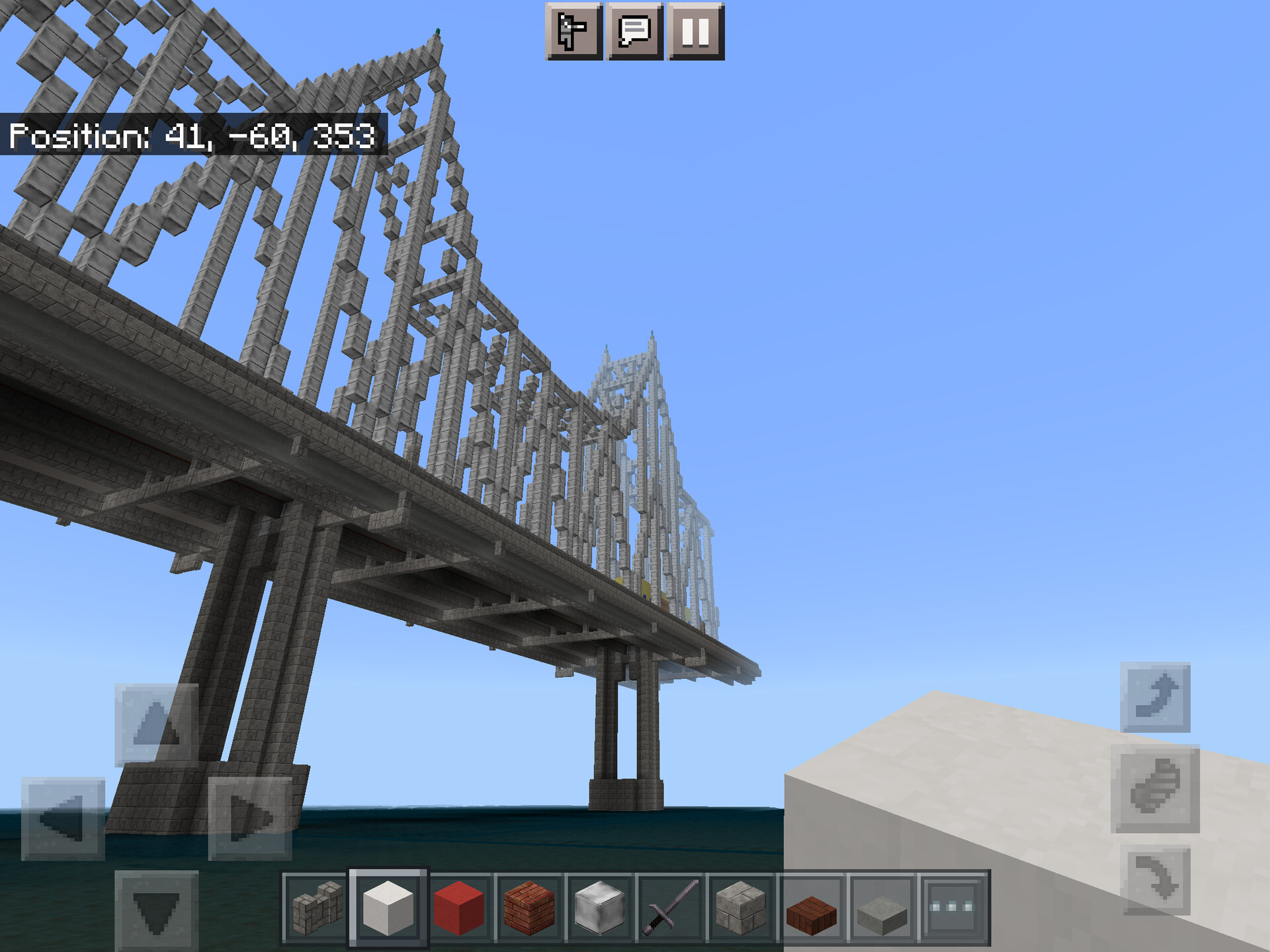 Huey P. Long and O.K Allen Bridge (Baton Rouge, LA) Minecraft Map