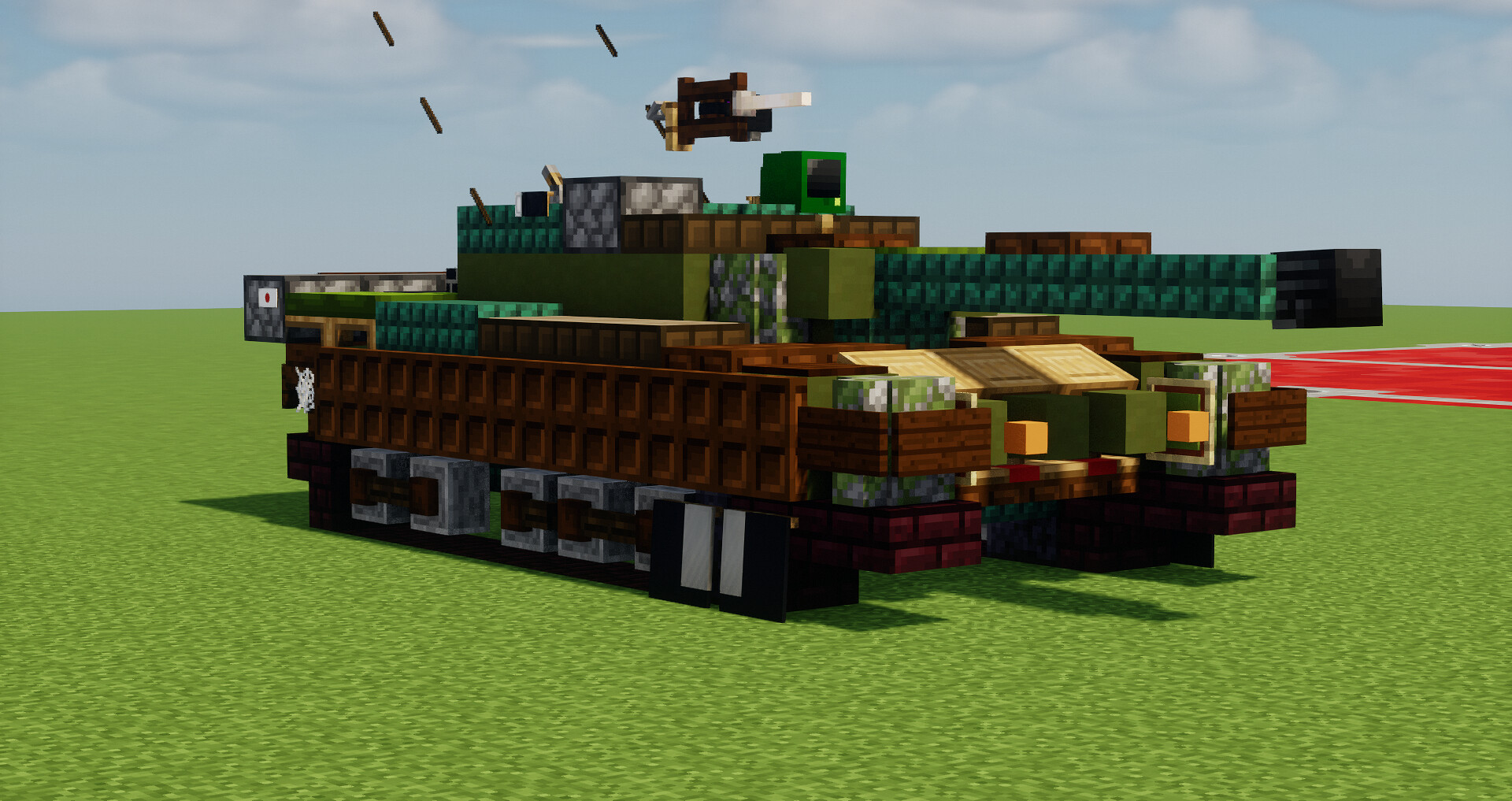 Mitsubishi Type 90 Kyū-maru (1.5:1 Scale) Minecraft Map