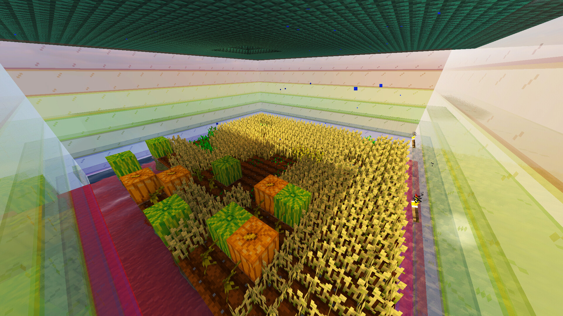 M8use's 100 Days Rainbow Chunk World Minecraft Map