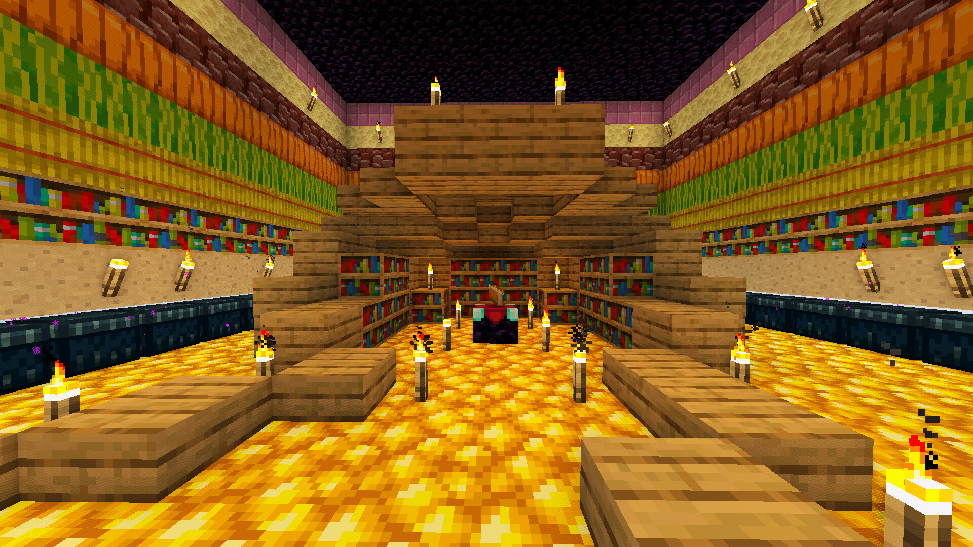 M8use's 100 Days Rainbow Chunk World Minecraft Map