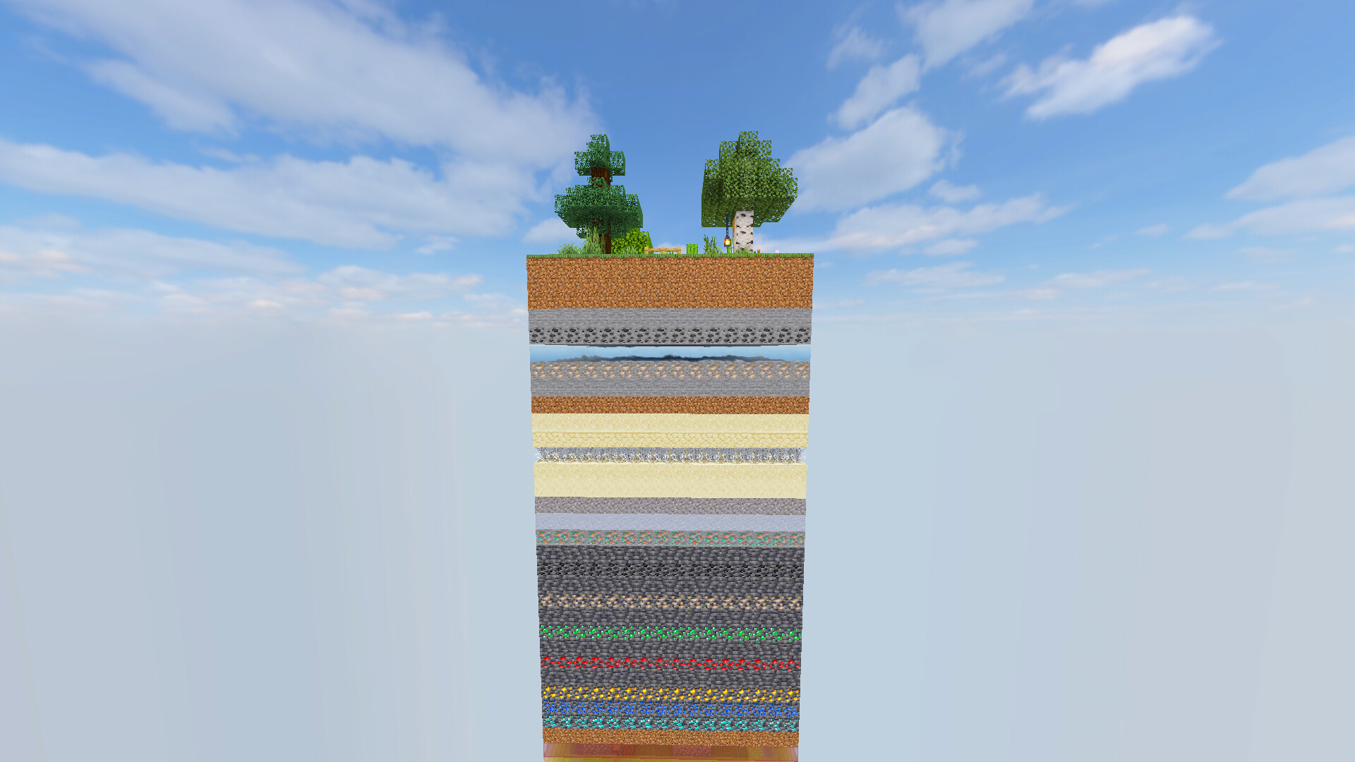 M8use's 100 Days Rainbow Chunk World Minecraft Map