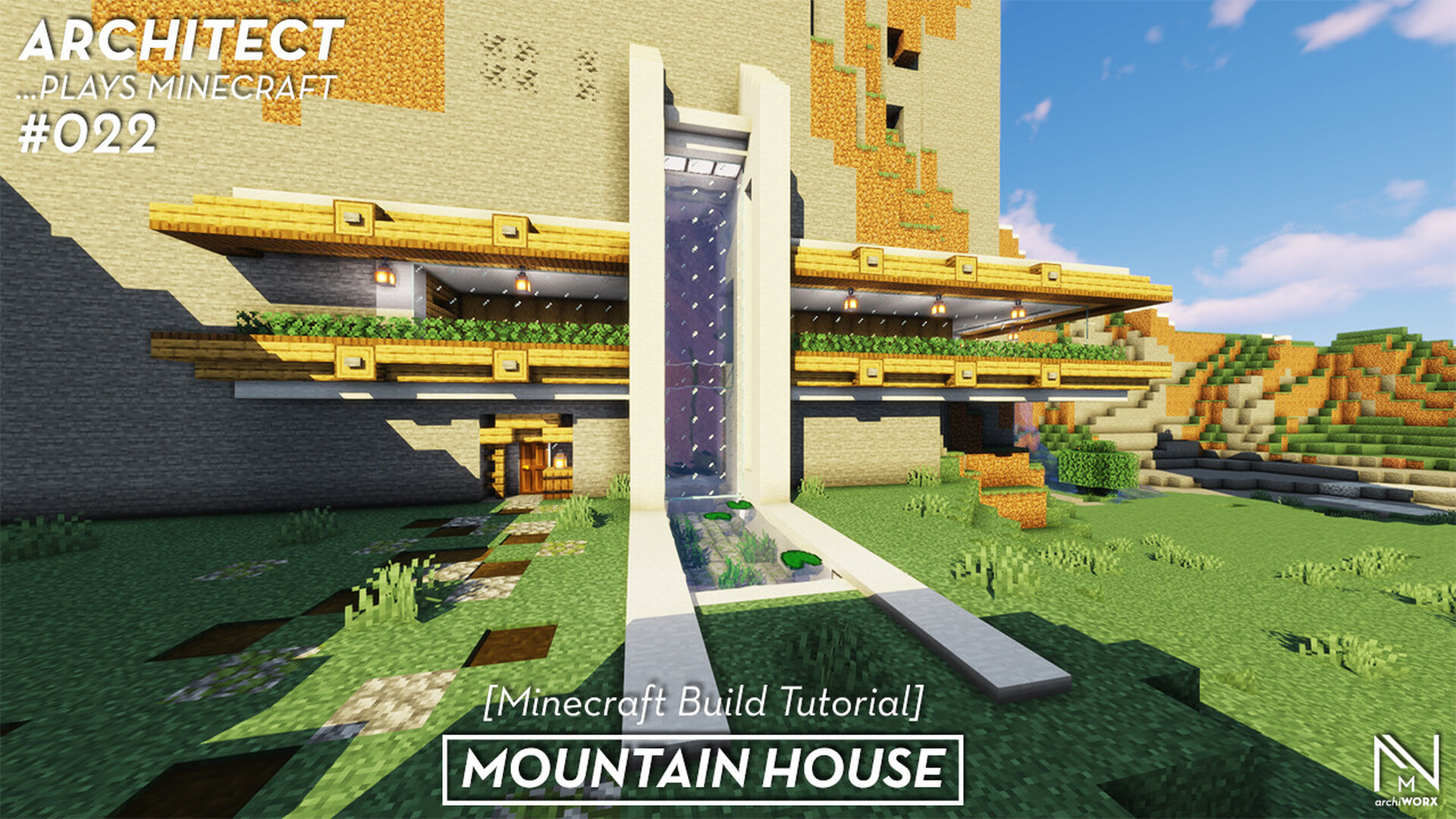 Minecraft Modern Mountain House Minecraft Map