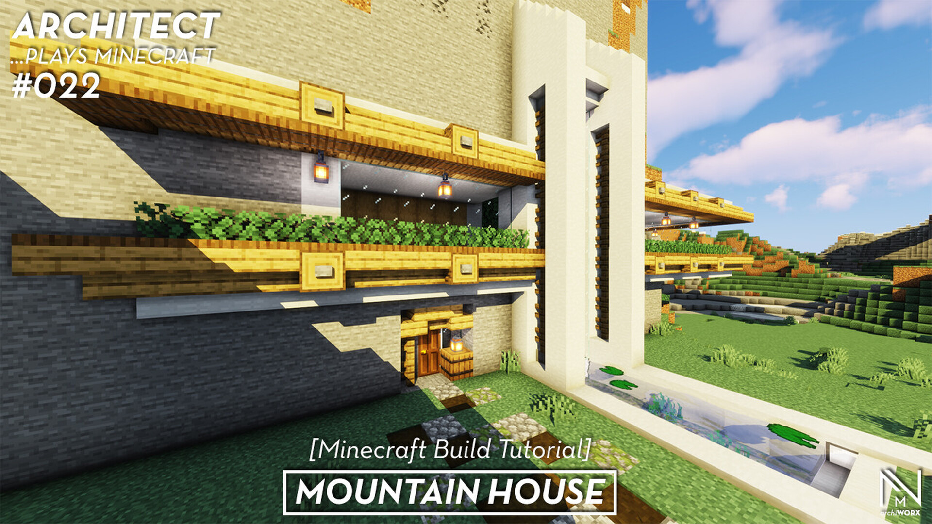Minecraft Modern Mountain House Minecraft Map