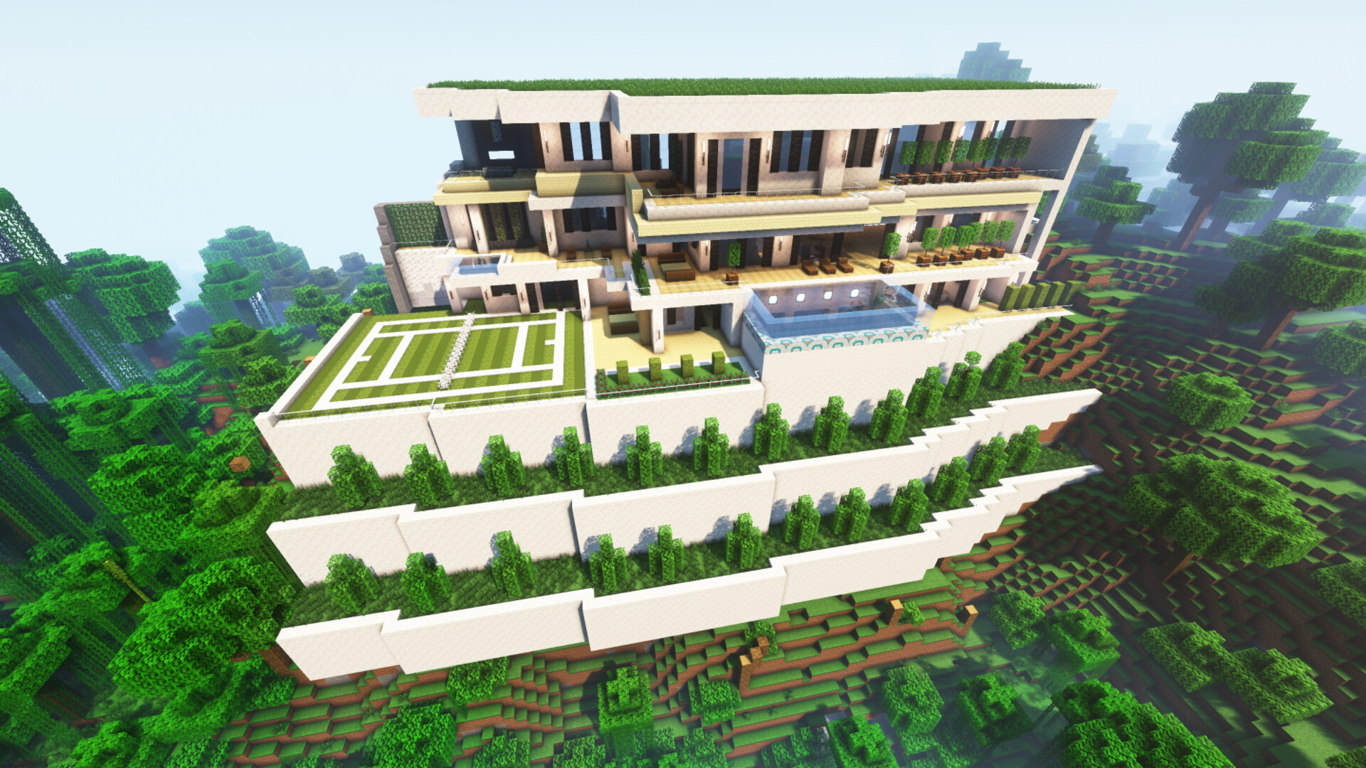 Beverly Hill Mansion Minecraft Map
