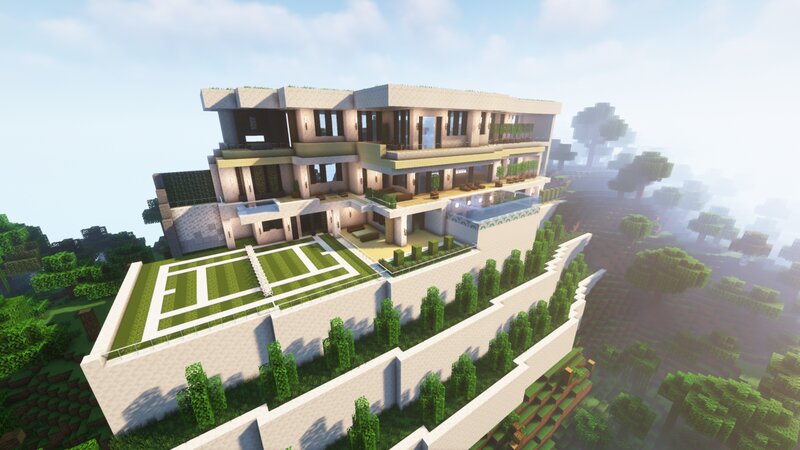 Beverly Hill Mansion Minecraft Map