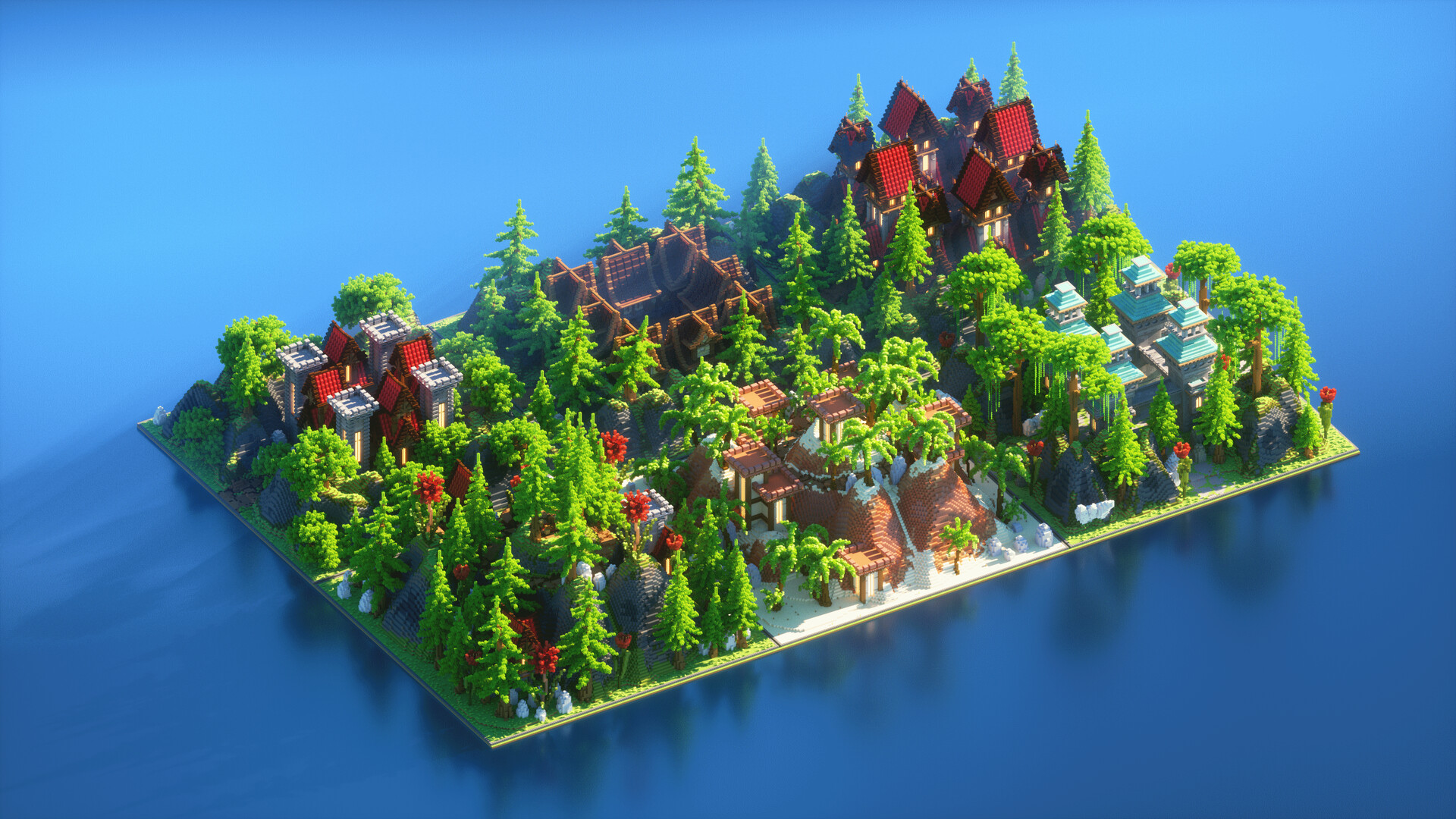 Factions KOTH Mega Pack #1 (DOWNLOAD) Minecraft Map