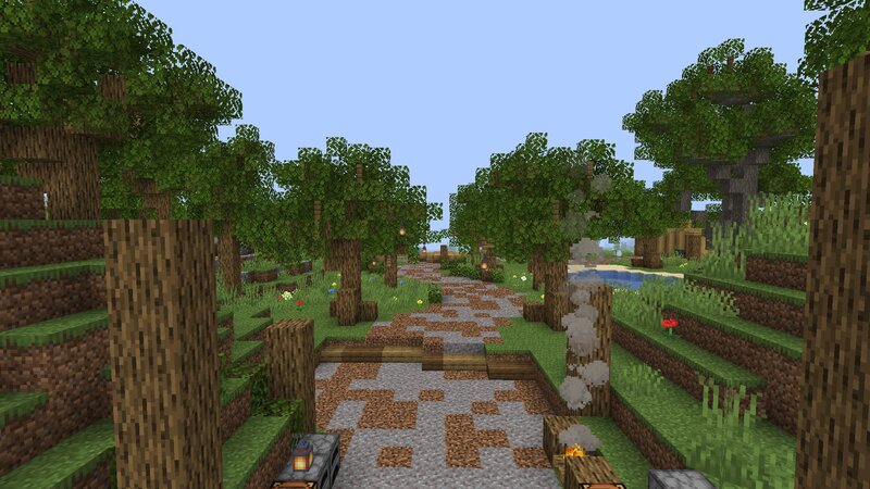 Spawn/Warp - Mini Lobby Minecraft Map
