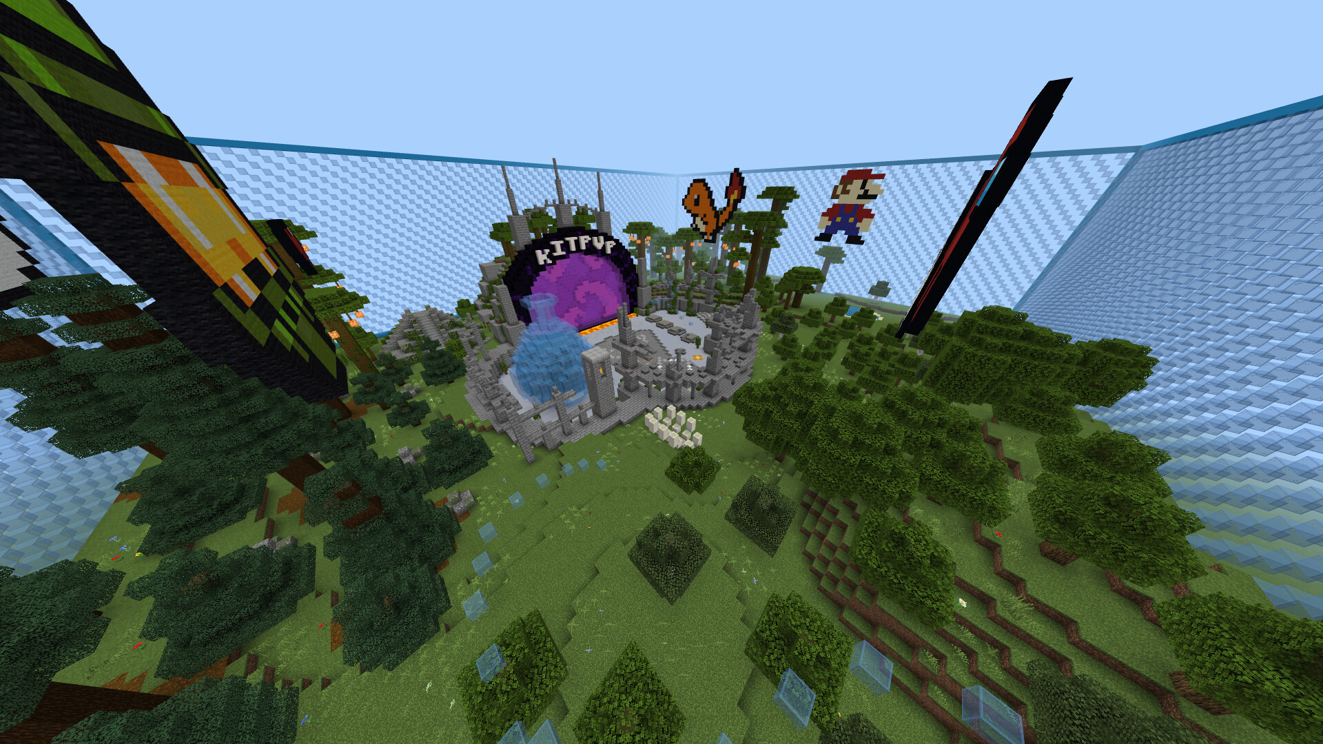 Blade's Kitpvp Hub-space Minecraft Map