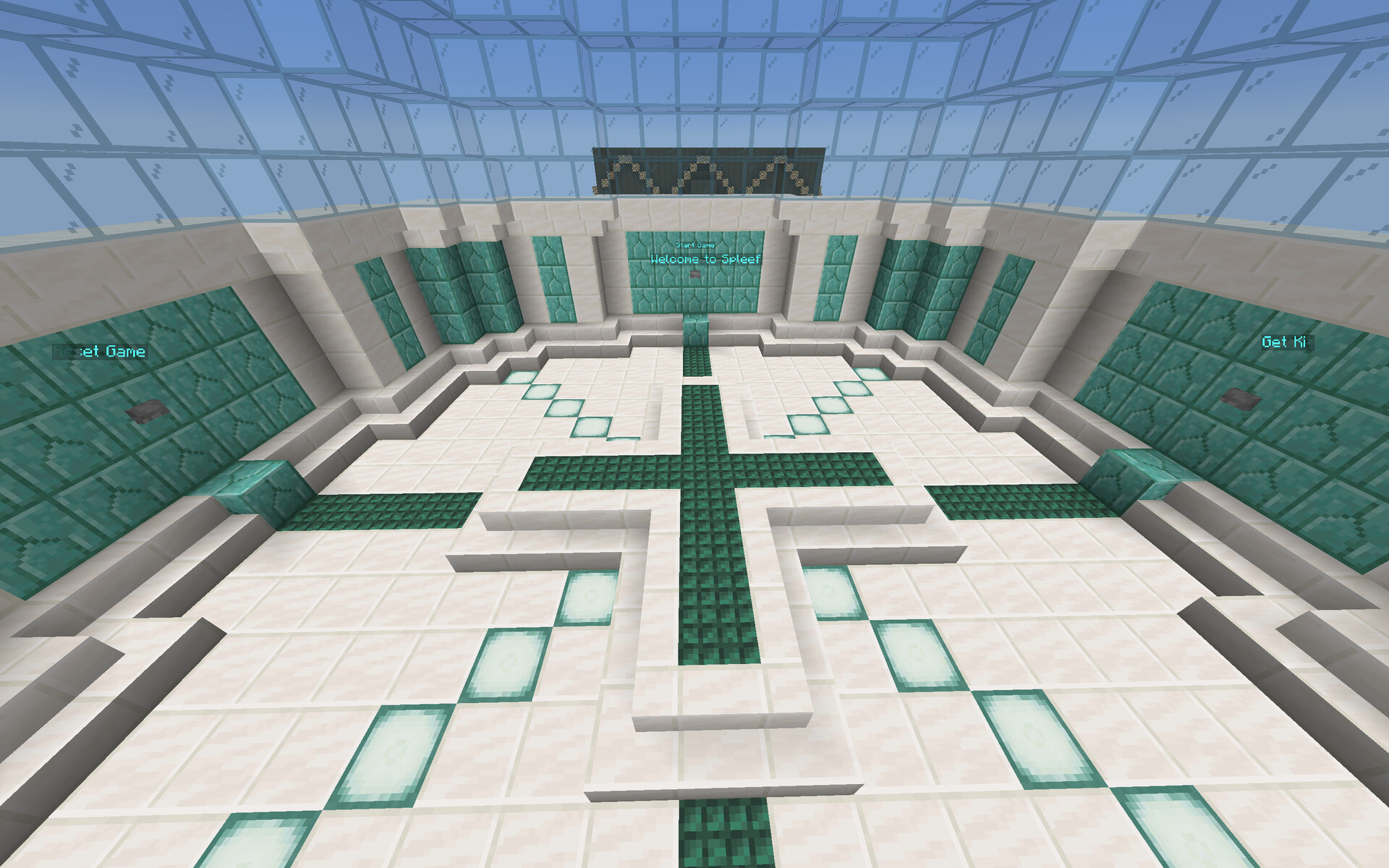 Spleef miniGame Minecraft Map