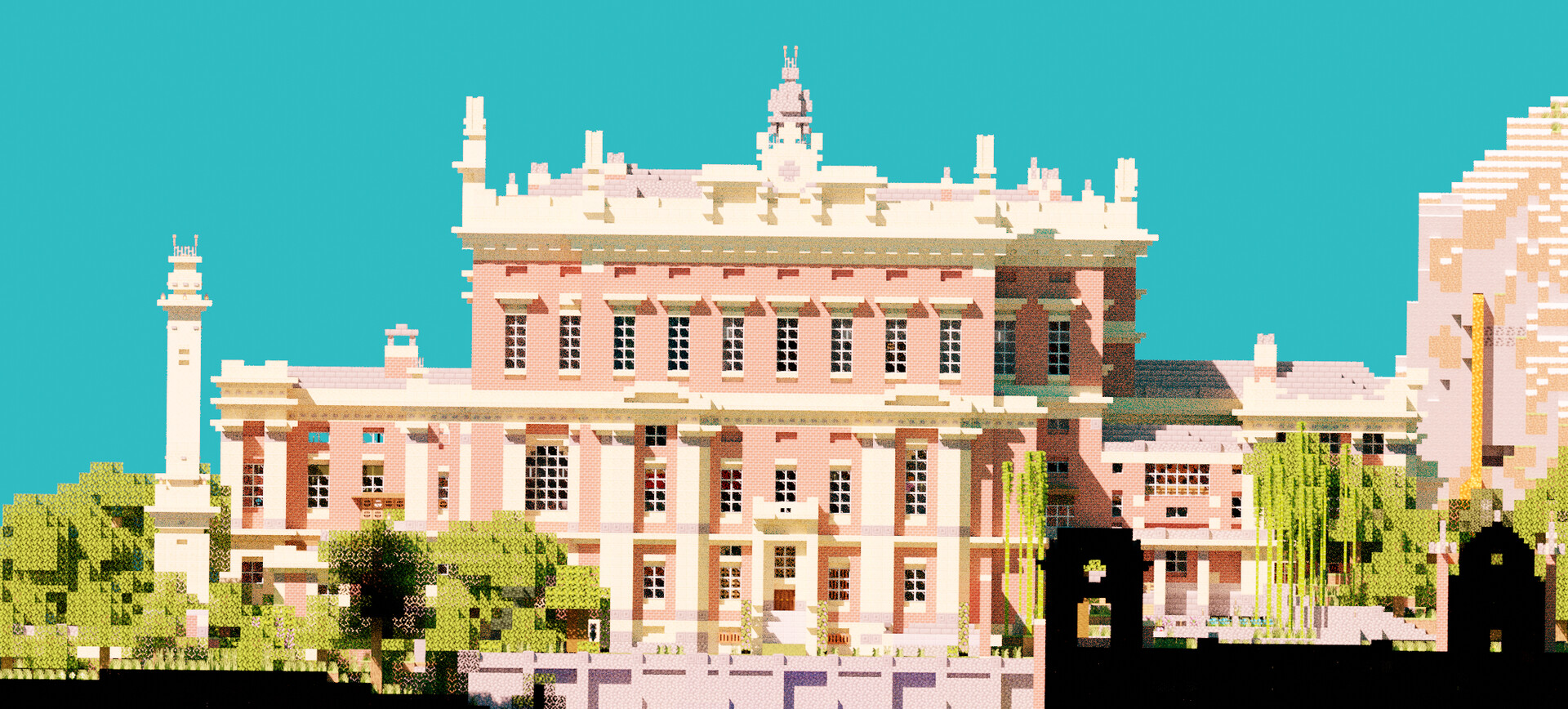 Brick Baroque Palace Minecraft Map