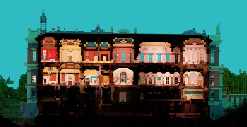 Brick Baroque Palace Minecraft Map