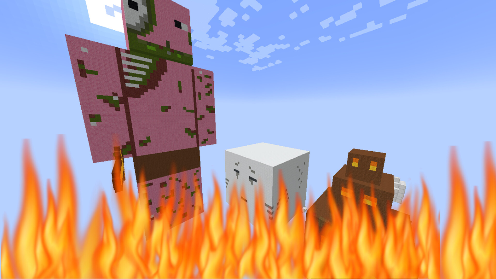 Burning The Nether! (For PopularMMos and GamingWithJen) Minecraft Map