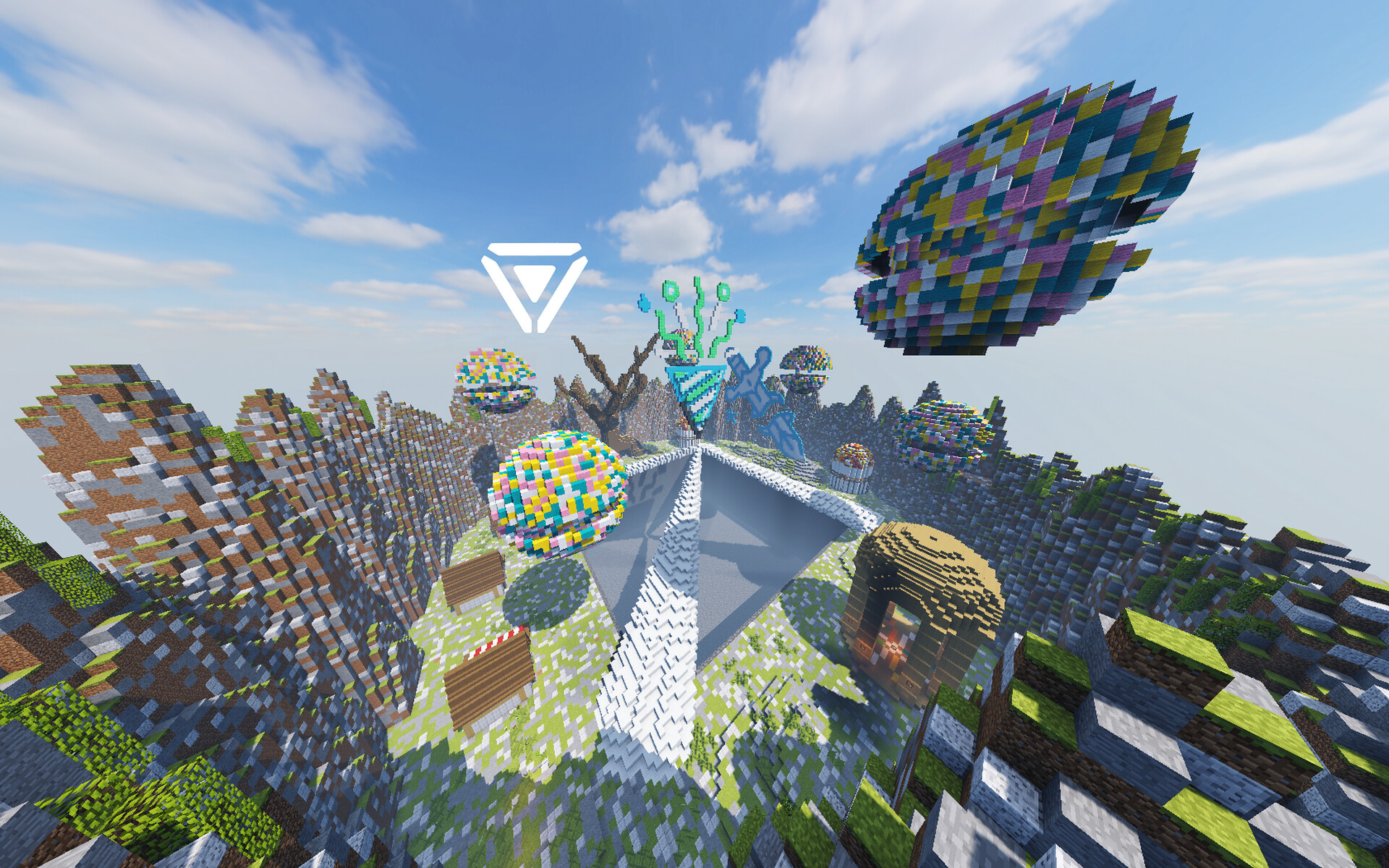 Triangle of Destruction Prison Mine map Minecraft Map