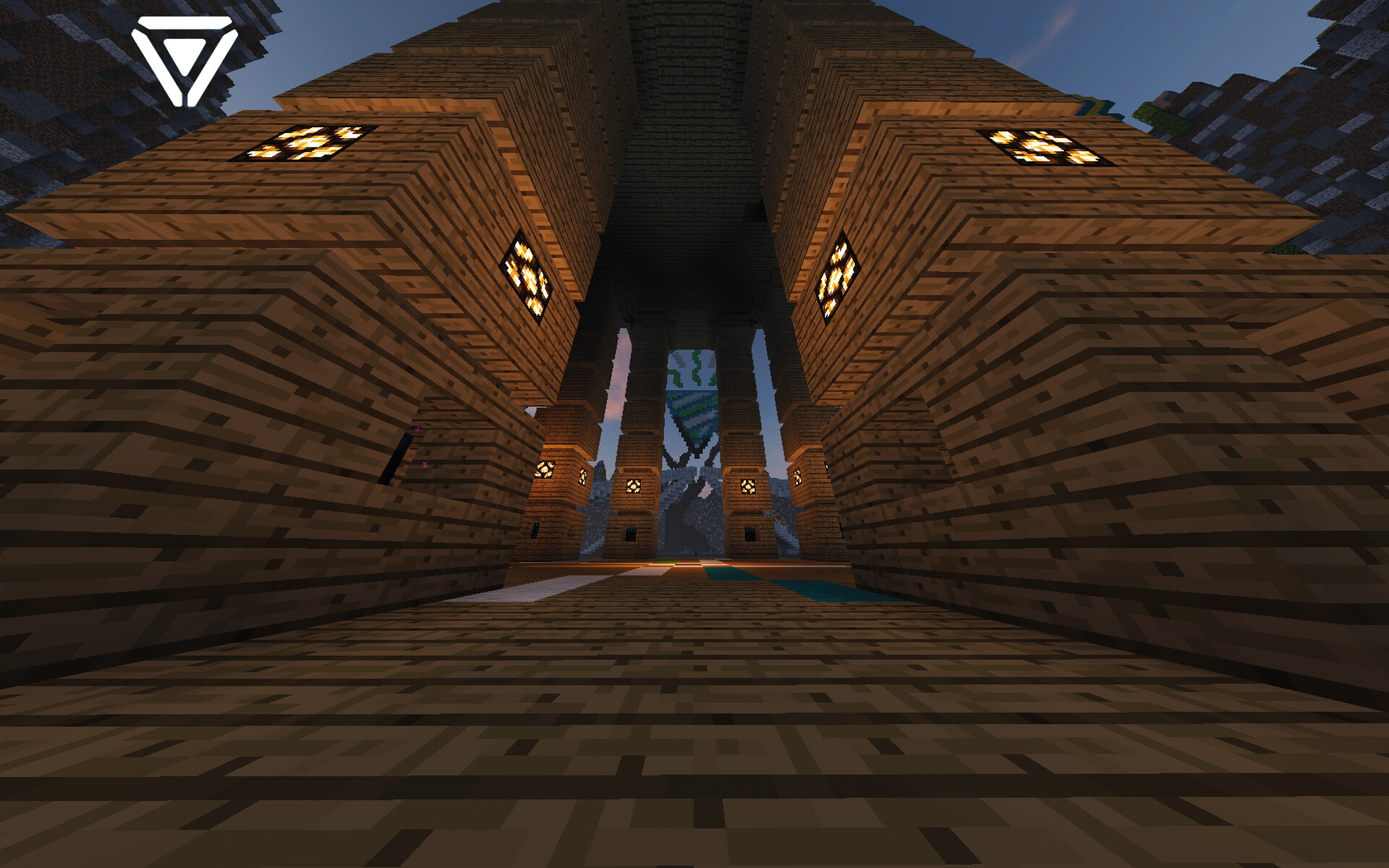 Triangle of Destruction Prison Mine map Minecraft Map