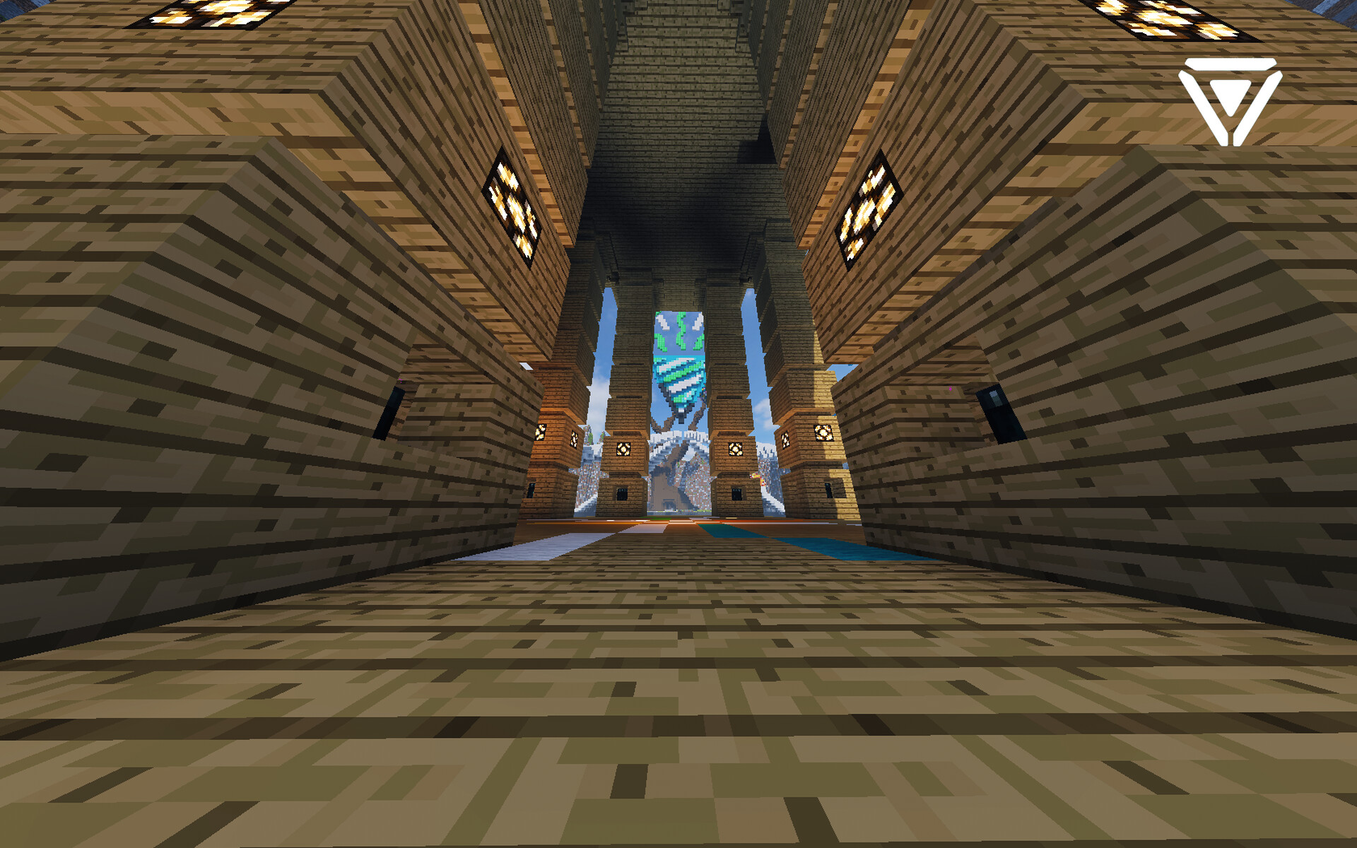 Triangle of Destruction Prison Mine map Minecraft Map