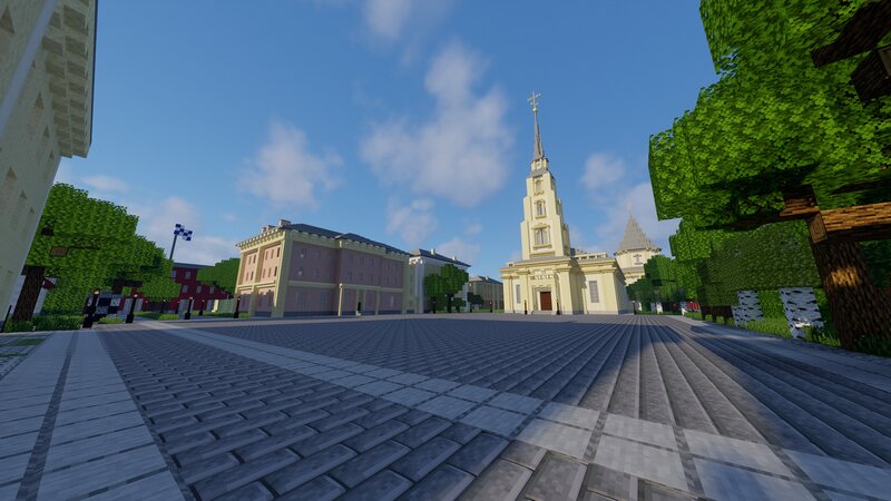 Uzhdansk - A Russian city | Ужданск Minecraft Map