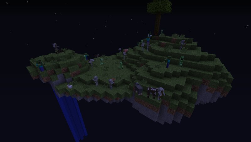 Sky World: Map with floating islands version 1.9.3 (Lost map reuploaded ...