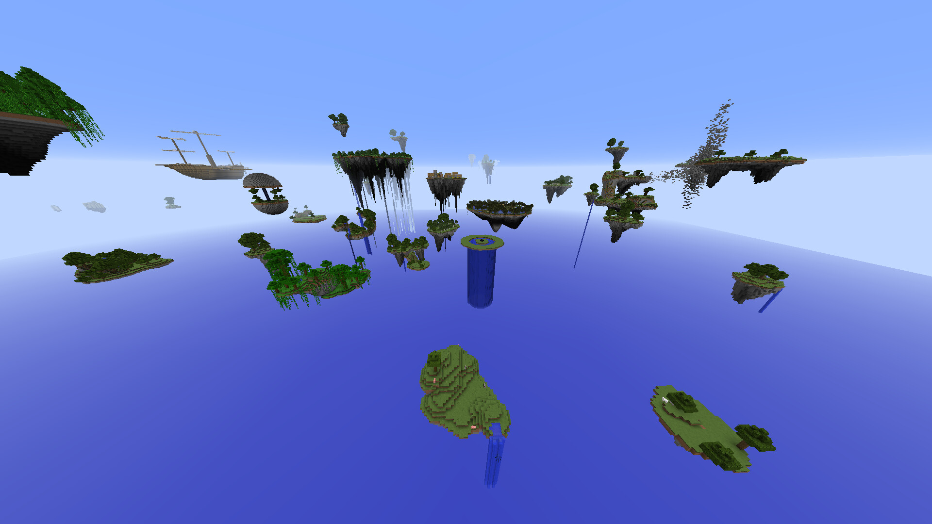 Sky World: Map with floating islands version 1.9.3 (Lost map reuploaded ...