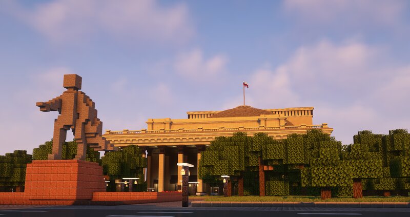 Uzhdansk - A Russian city | Ужданск Minecraft Map