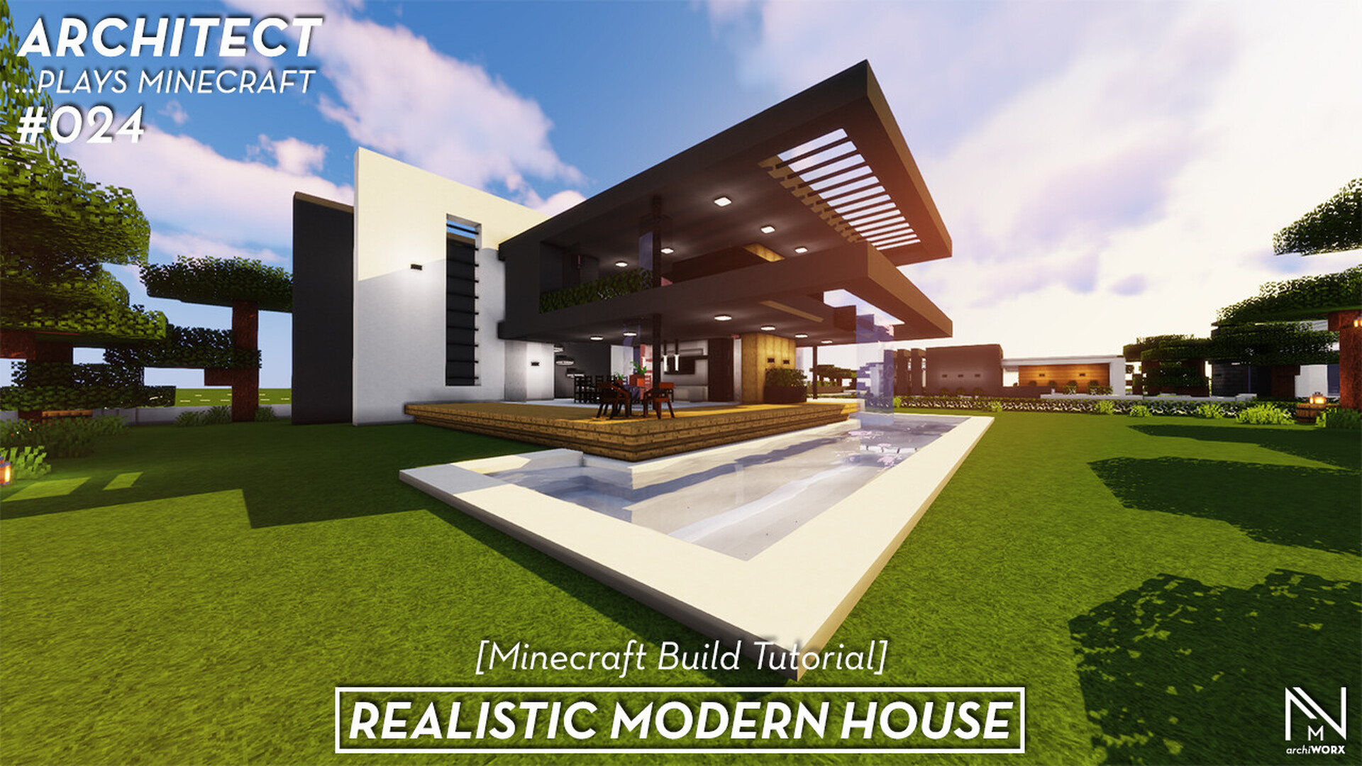 Minecraft Realistic Modern House Minecraft Map
