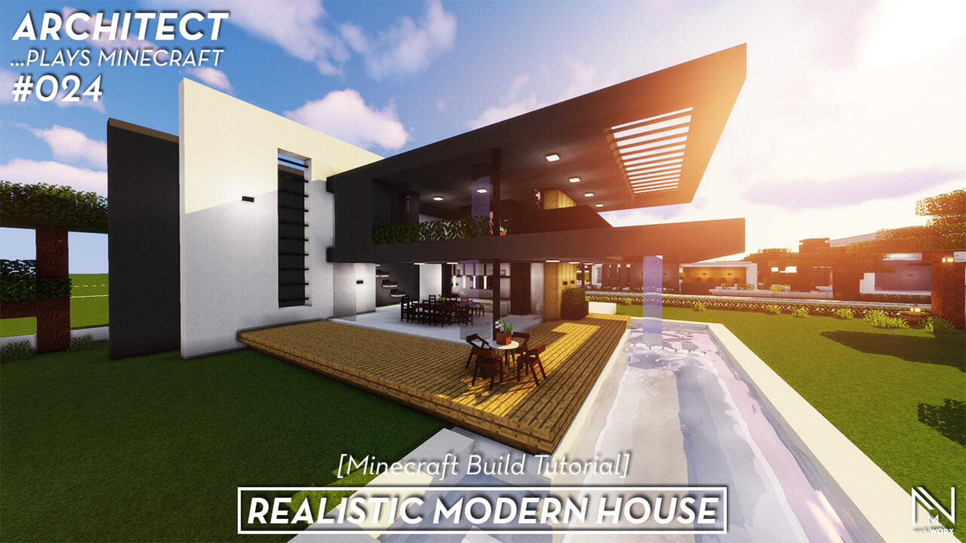 Minecraft Realistic Modern House Minecraft Map