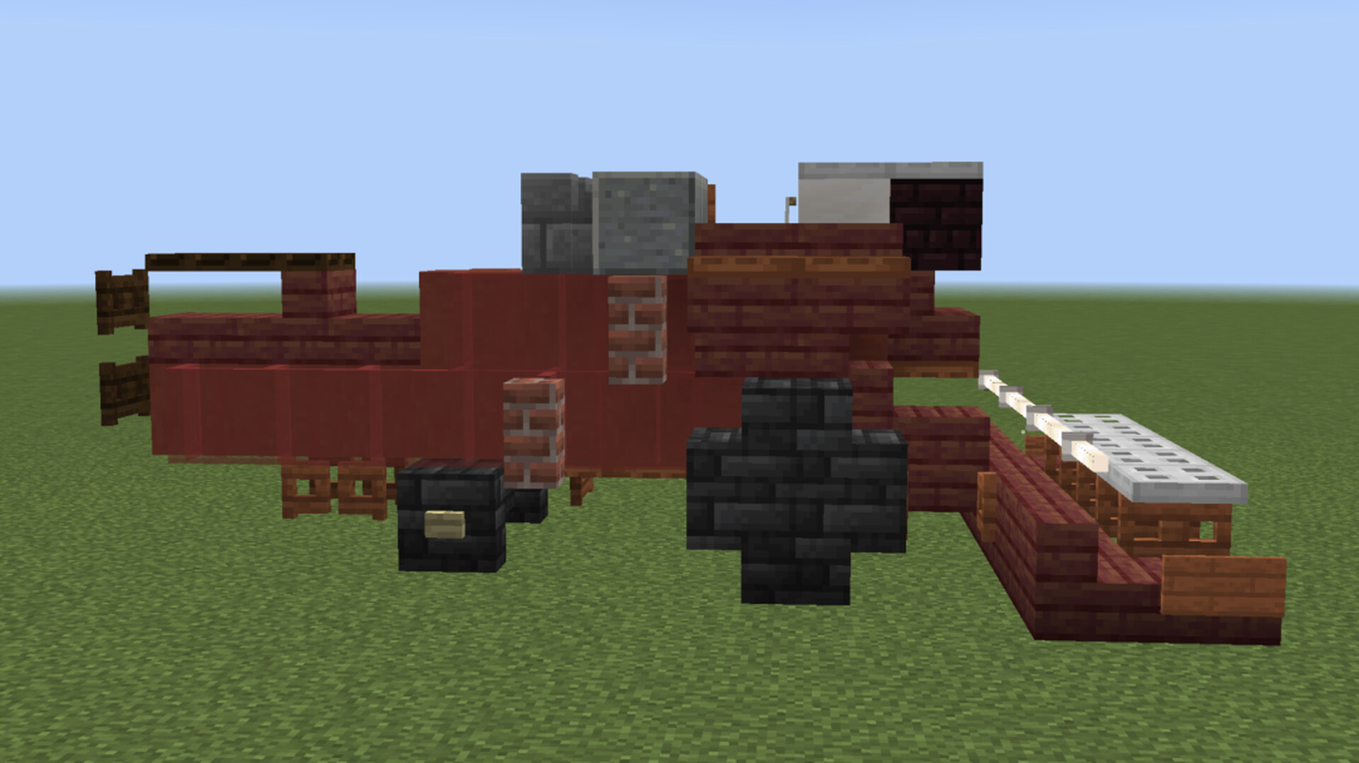 1.5:1 scale Sk-5 Niva combine harvestor Minecraft Map