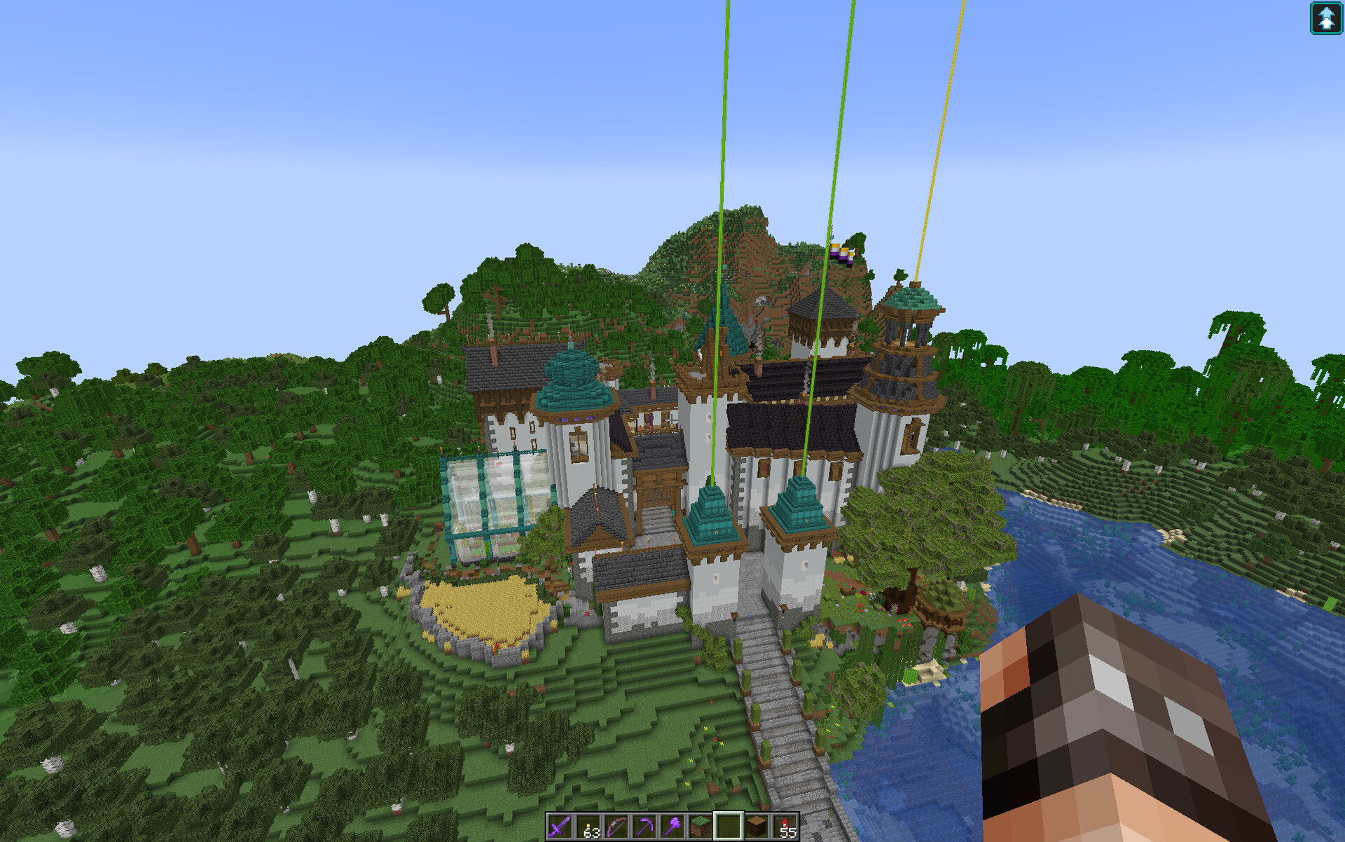 The white castle Minecraft Map