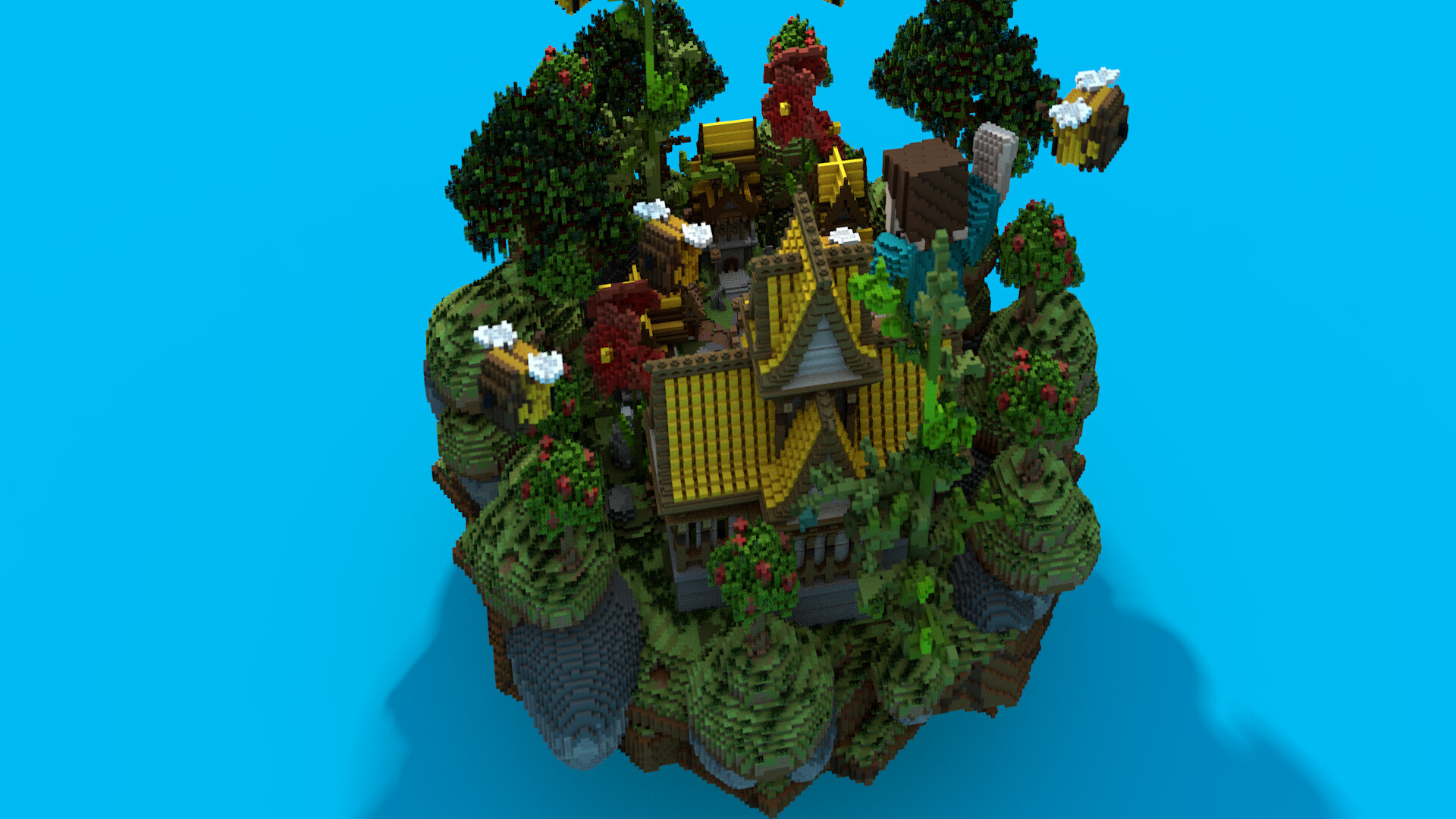 [EXCLUSIVE] BEE ISLAND Minecraft Map